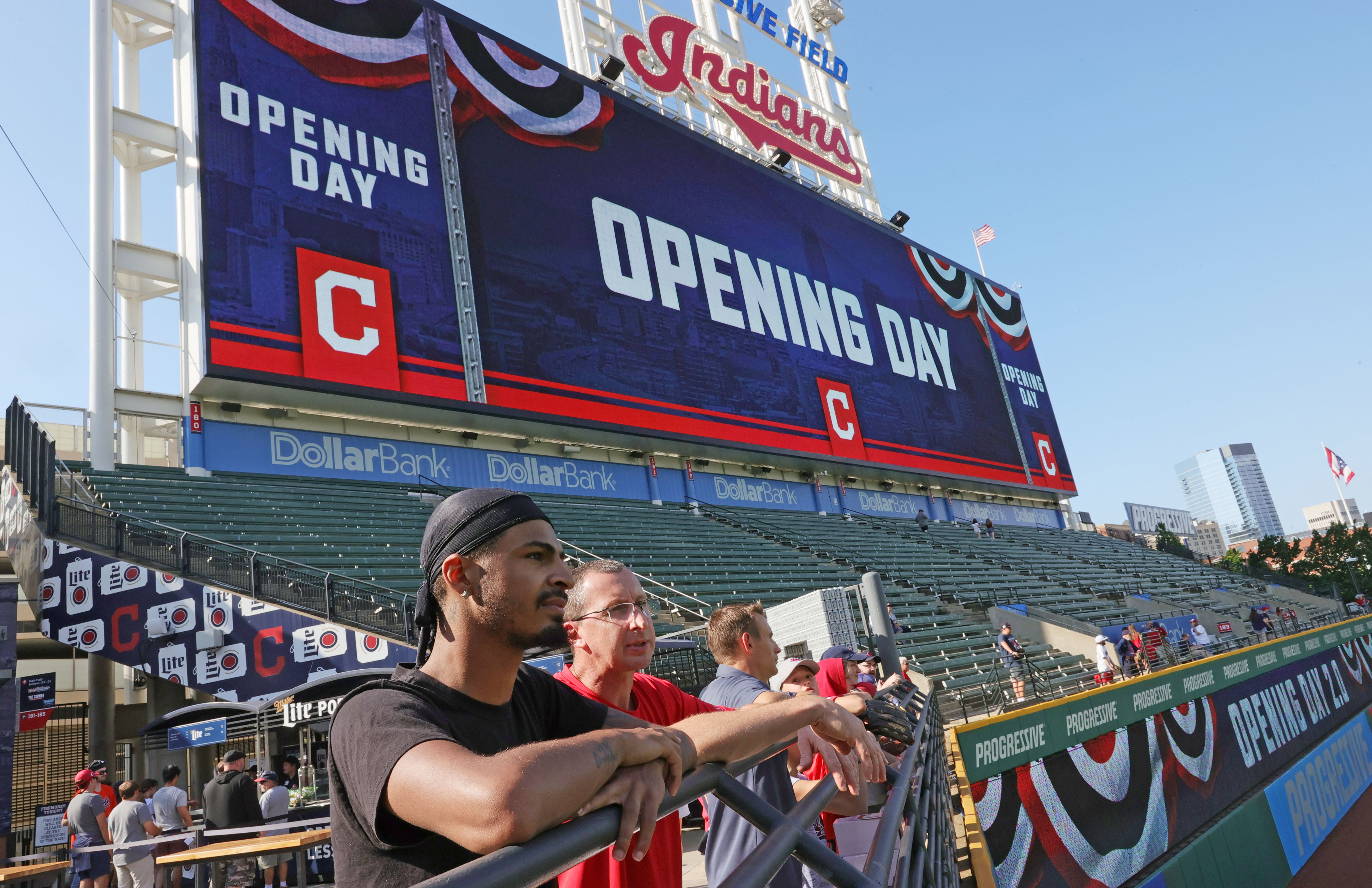 Photos from a decade of Cleveland baseball home openers, 2012-2021 ...