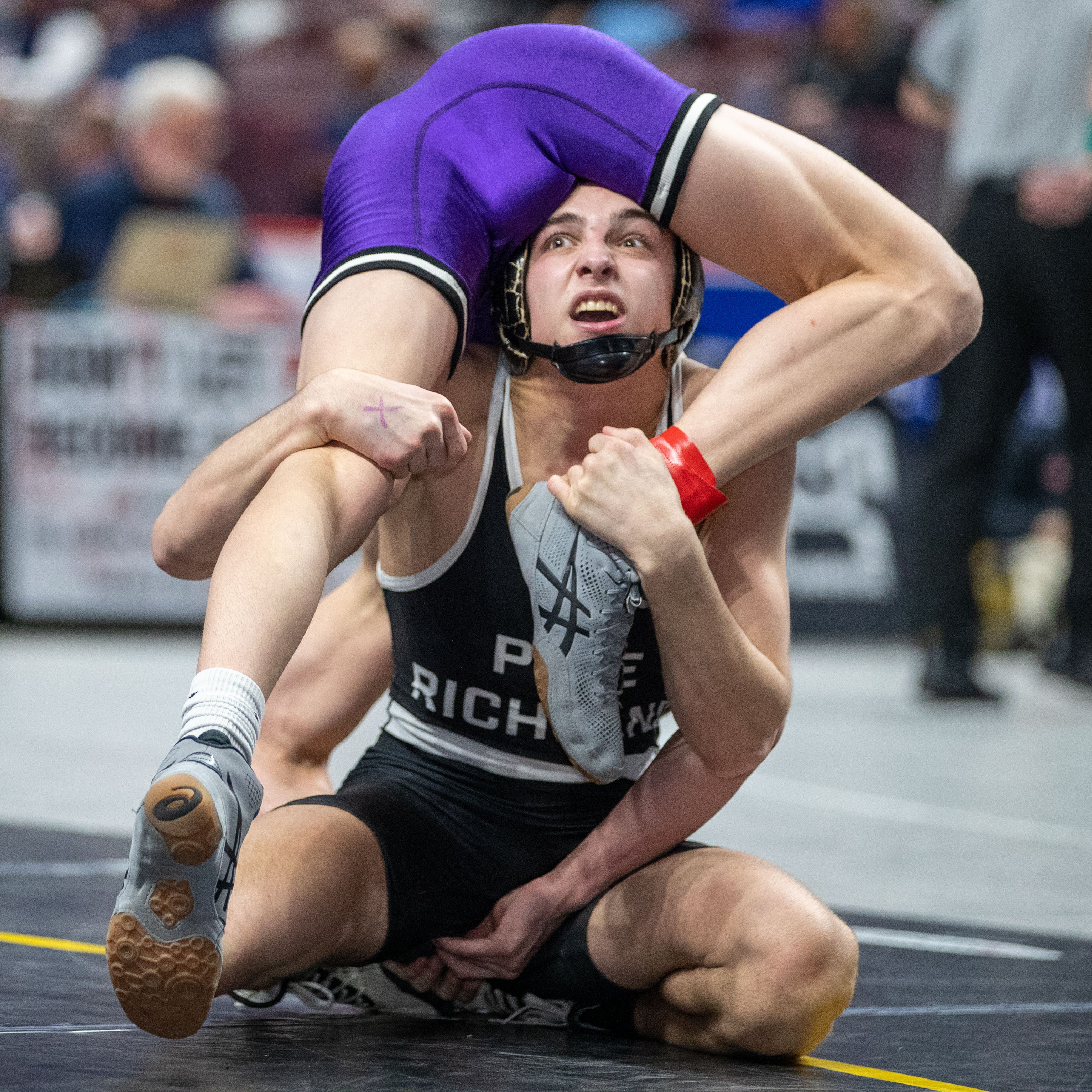 The 3A PIAA Wrestling semi-finals are under way at the Giant Center ...