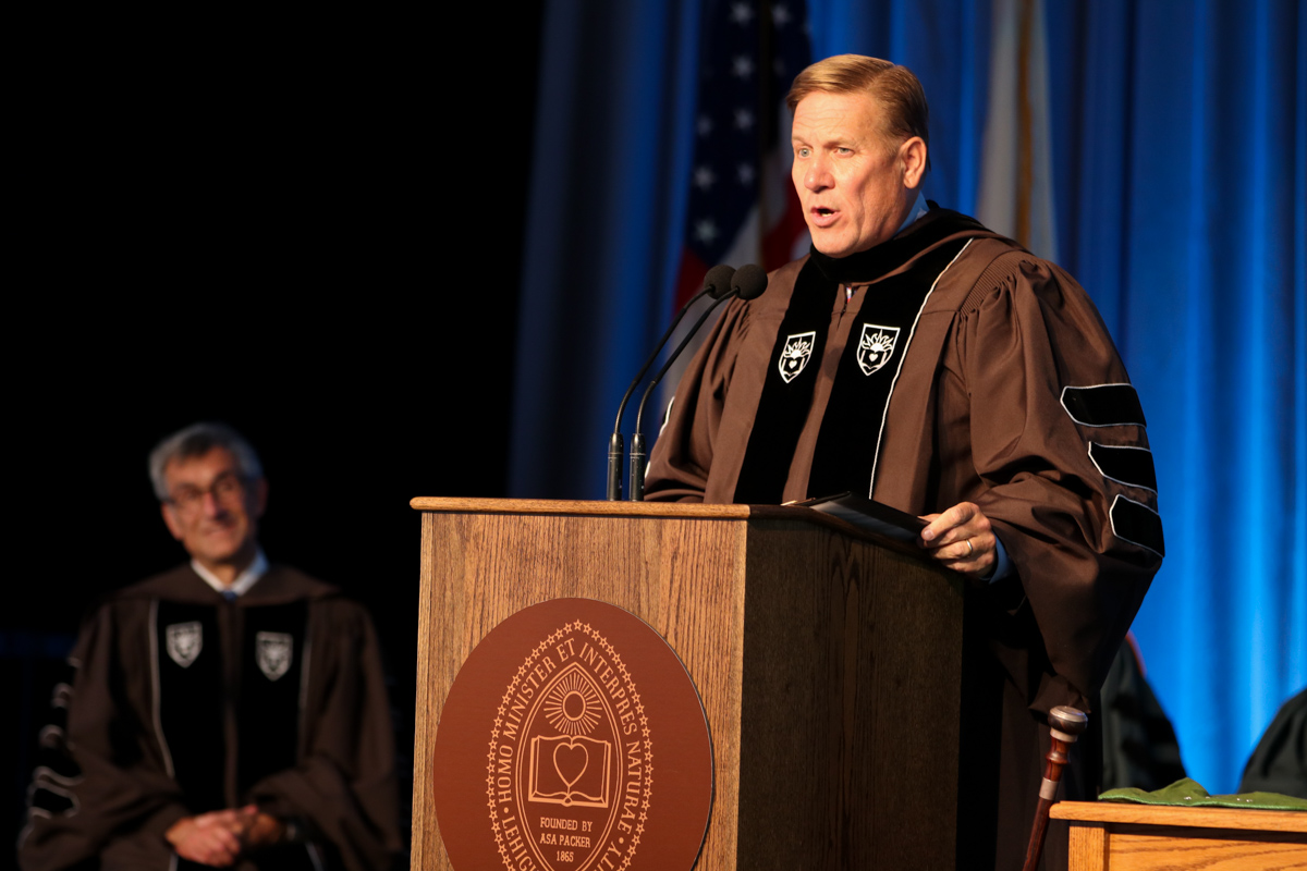 Lehigh University installs new president with an eye on broadening ...