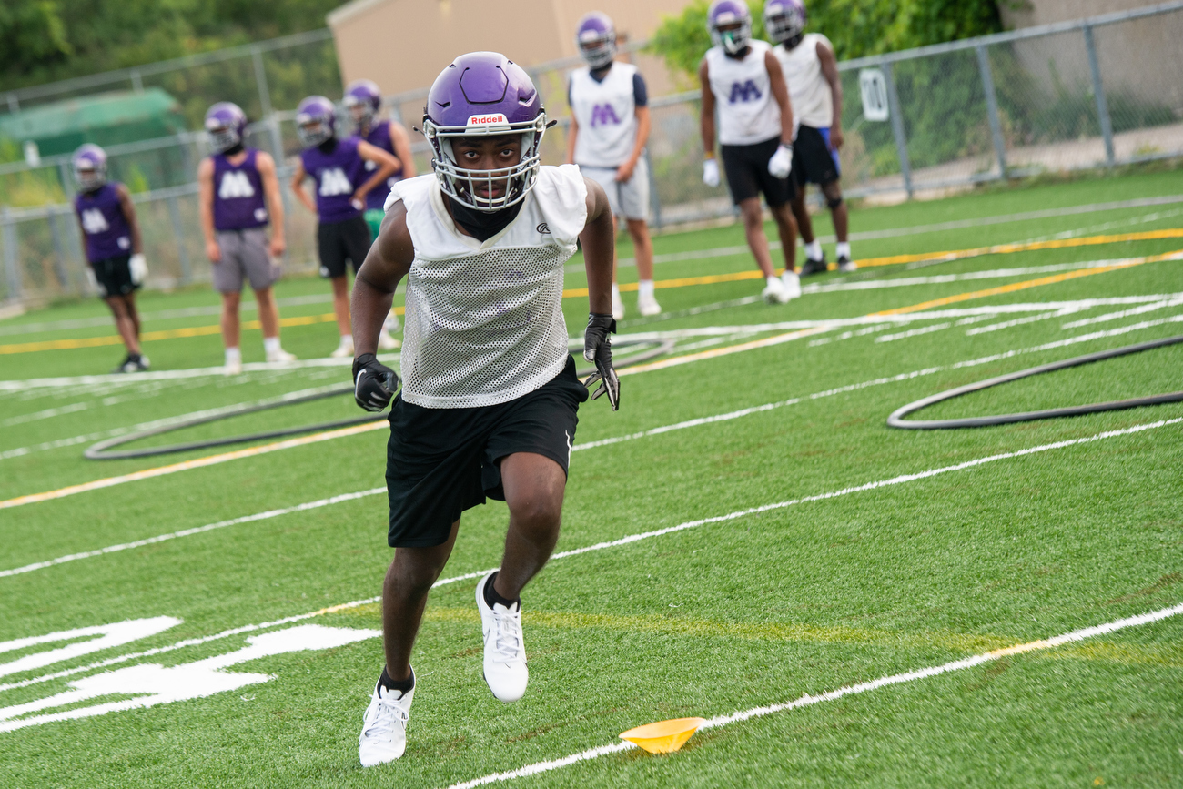 Ann Arbor Pioneer Football Practice 2020 - mlive.com