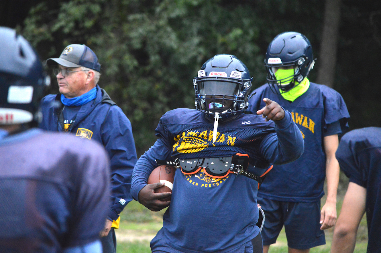 Mattawan football holds first practice after 2020 season restart ...