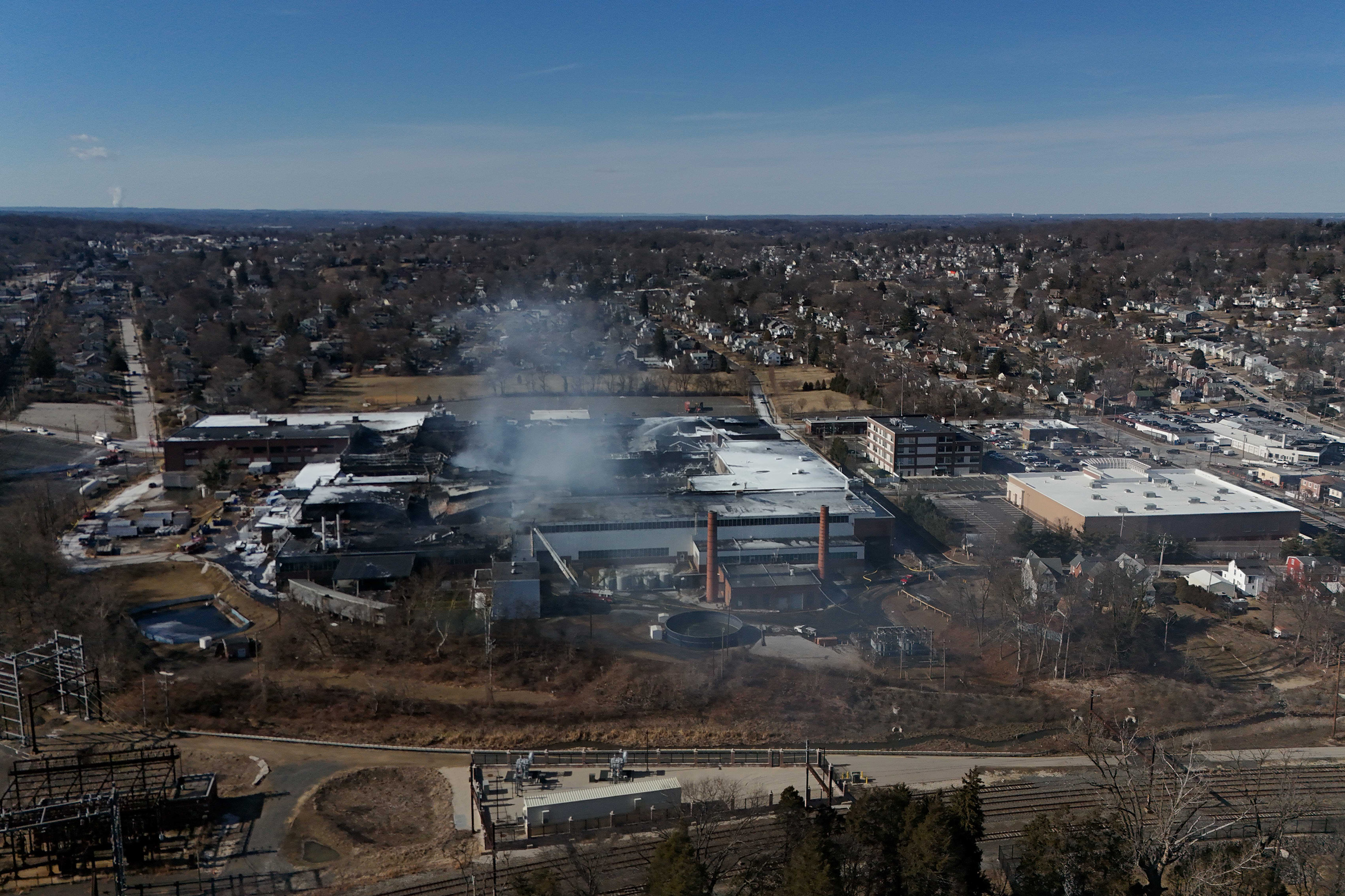 Fire at aerospace manufacturer facility in eastern Pa., February 2025 ...