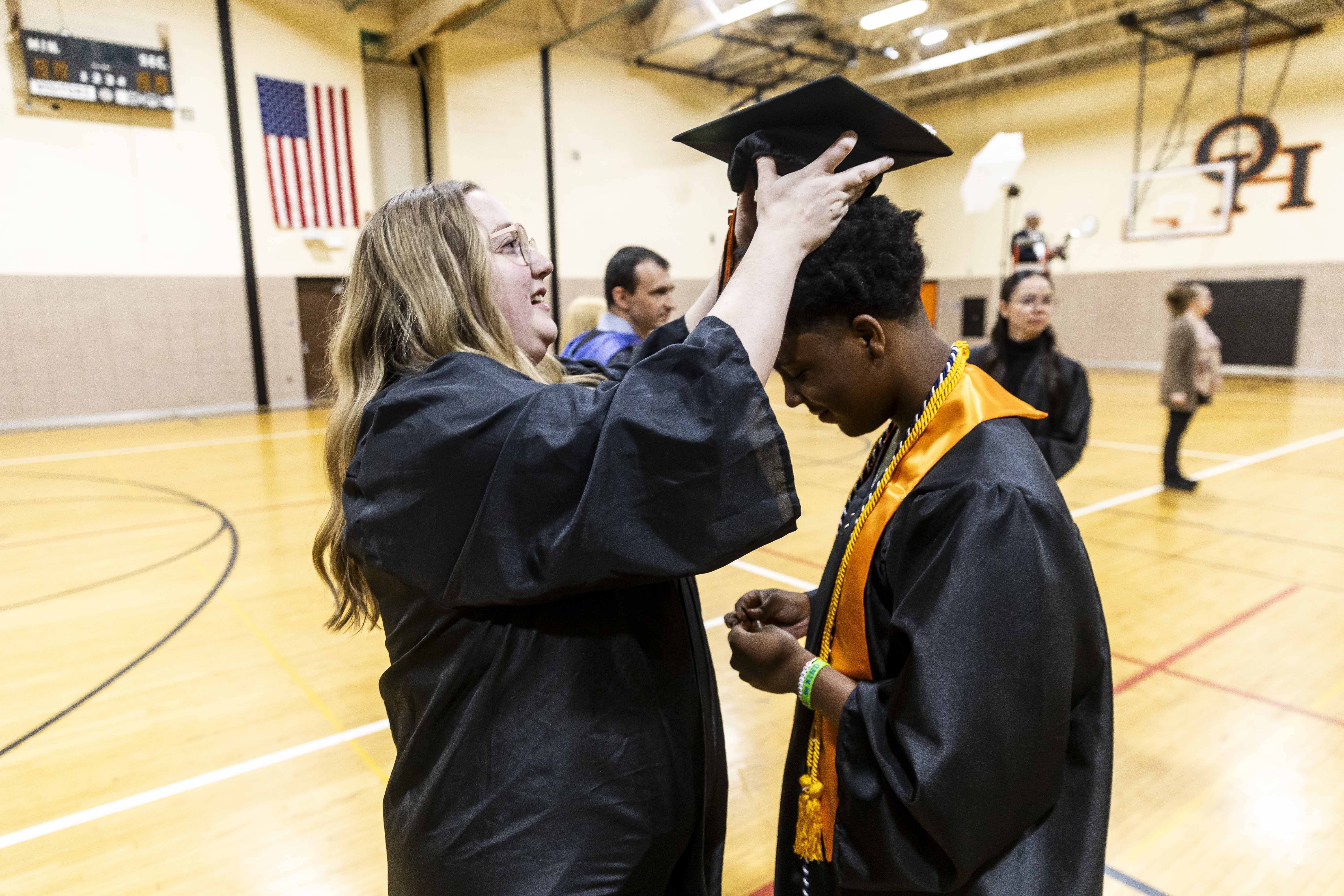 Ottawa Hills High School celebrates graduation at Houseman Field ...