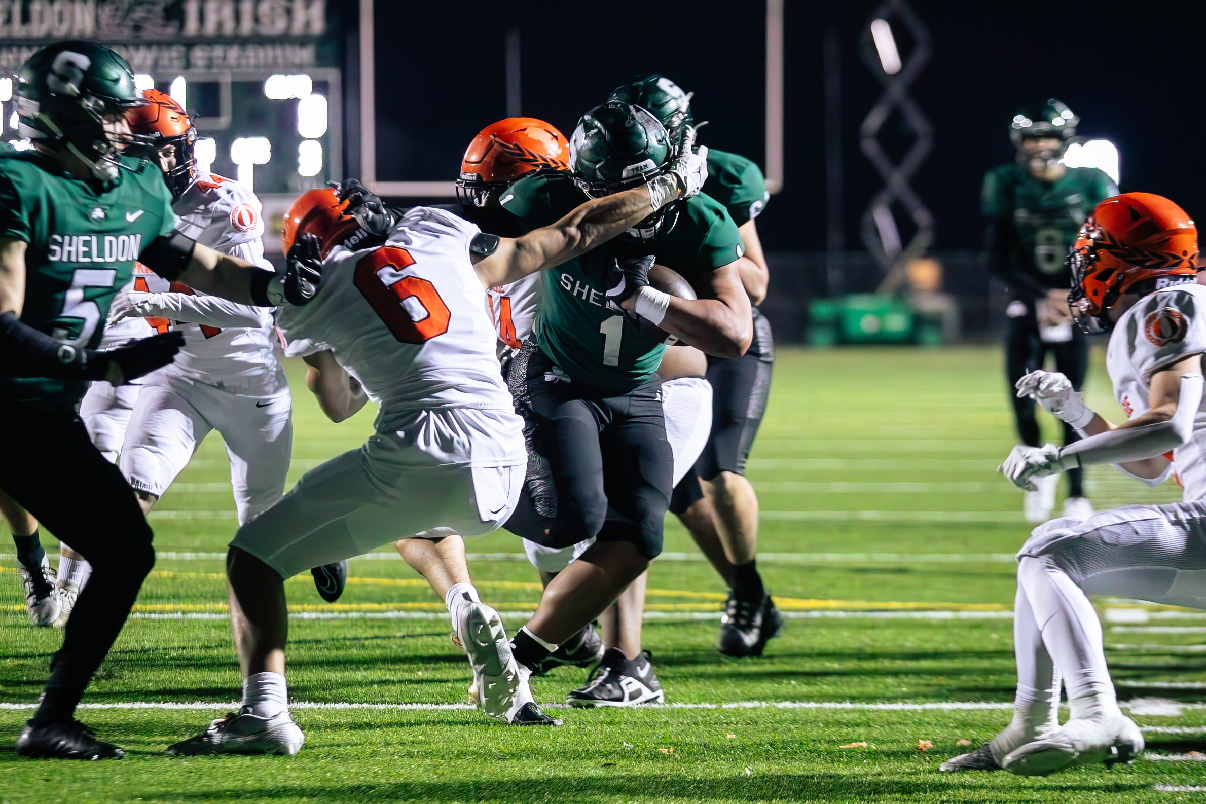 Oregon high school football: Sheldon Irish vs Sprague Olympians ...