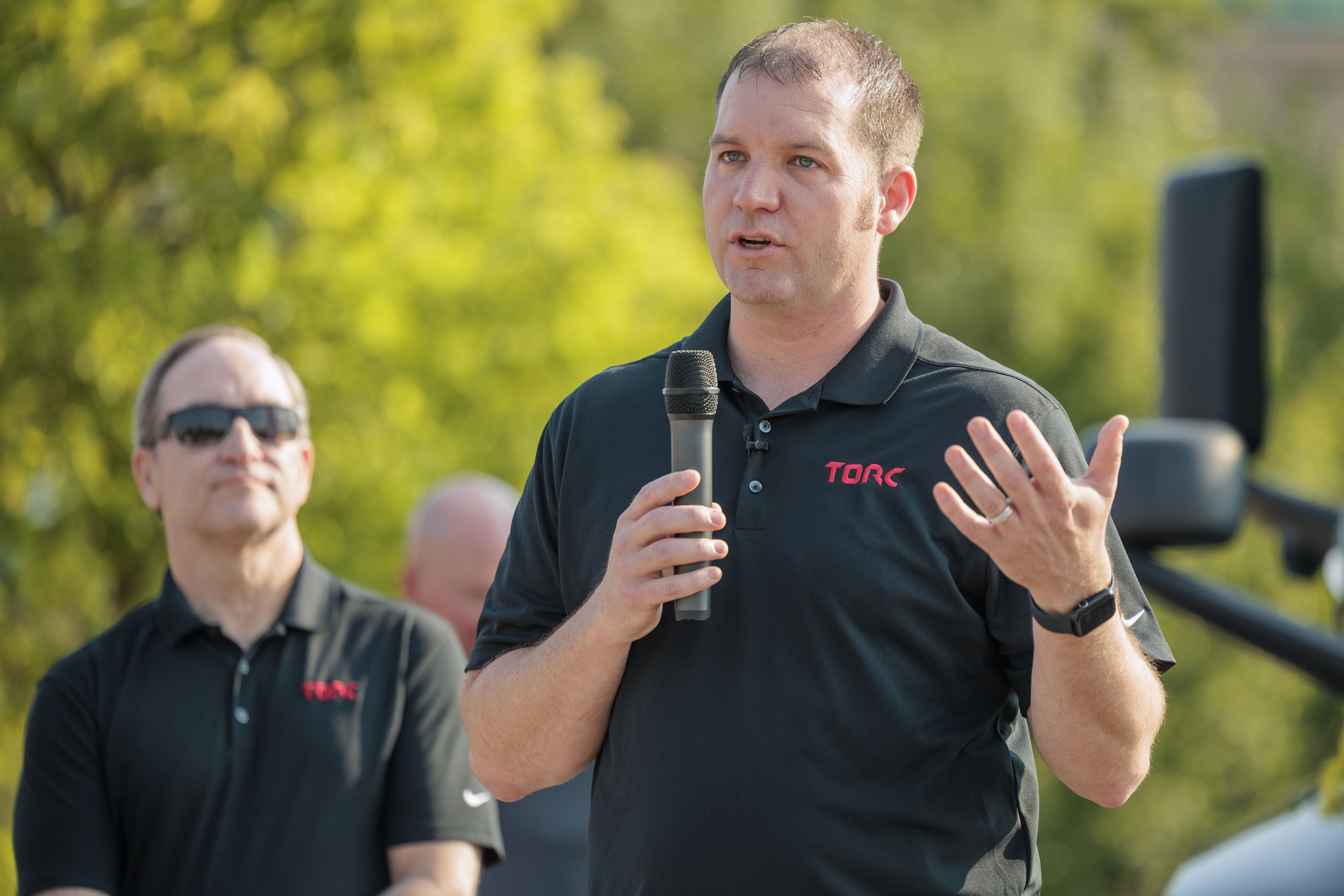 Autonomous truck company Torc Robotics hosts ribbon cutting for new ...