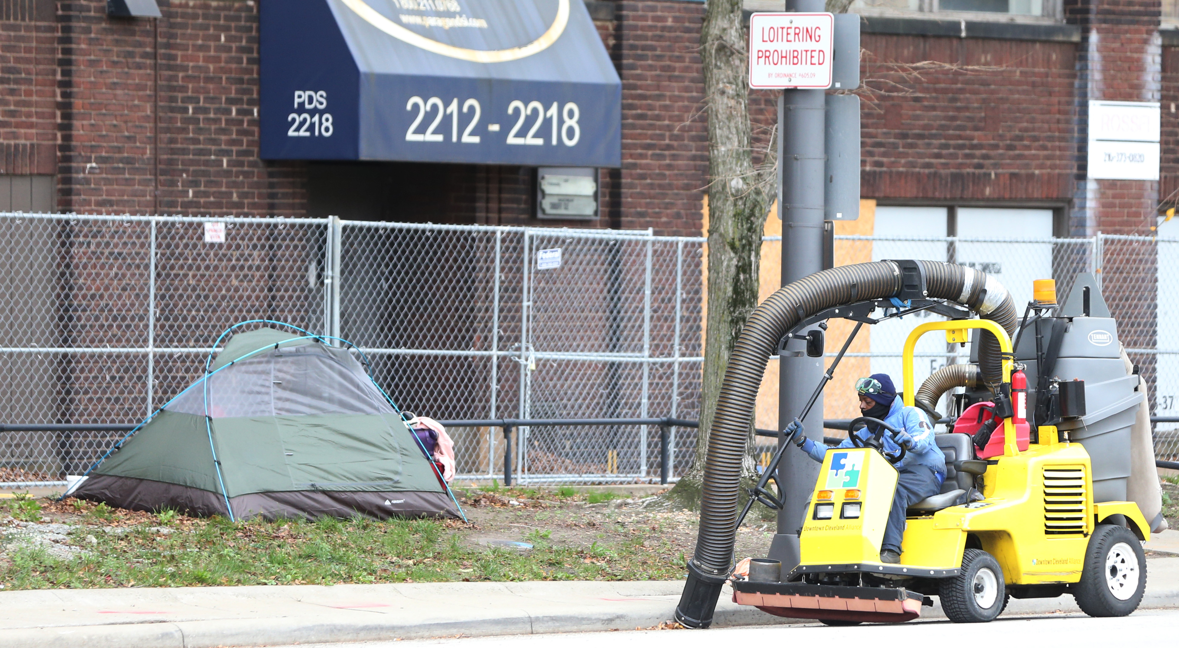 Homeless encampments in Cleveland, November 9, 2023 - cleveland.com