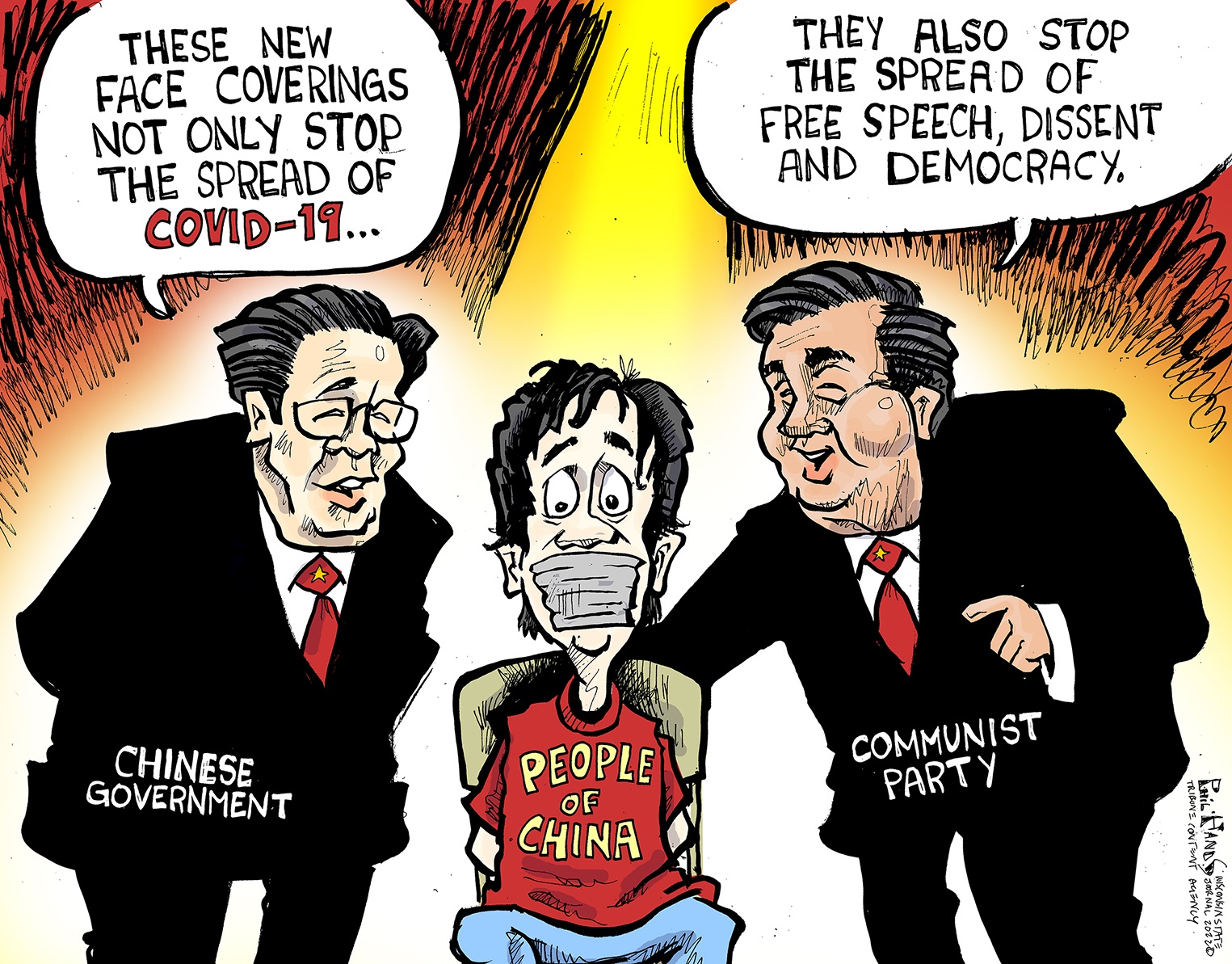 China Us Political Cartoons