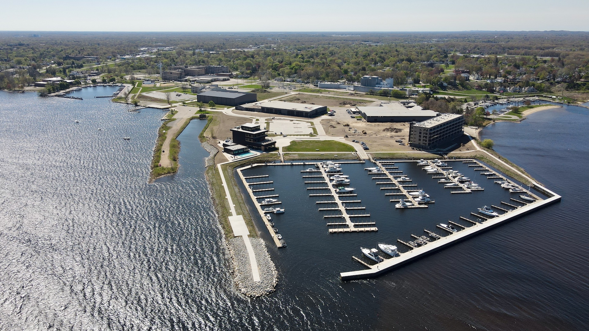 Adelaide Pointe opens with controversy on Muskegon Lake - mlive.com