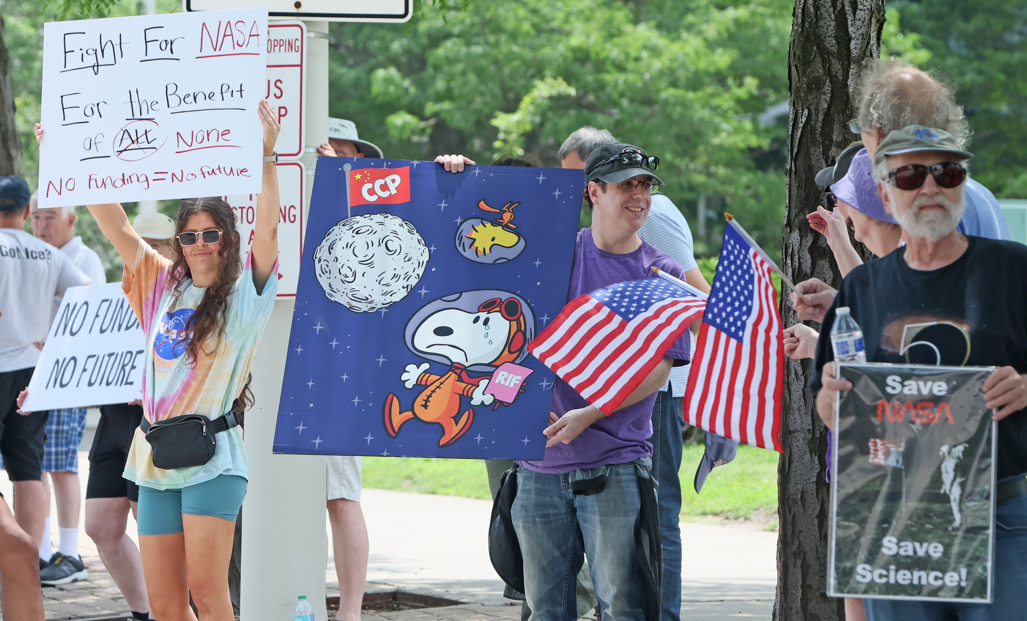 Cleveland protest against the proposed cuts to NASA in 2026 - cleveland.com
