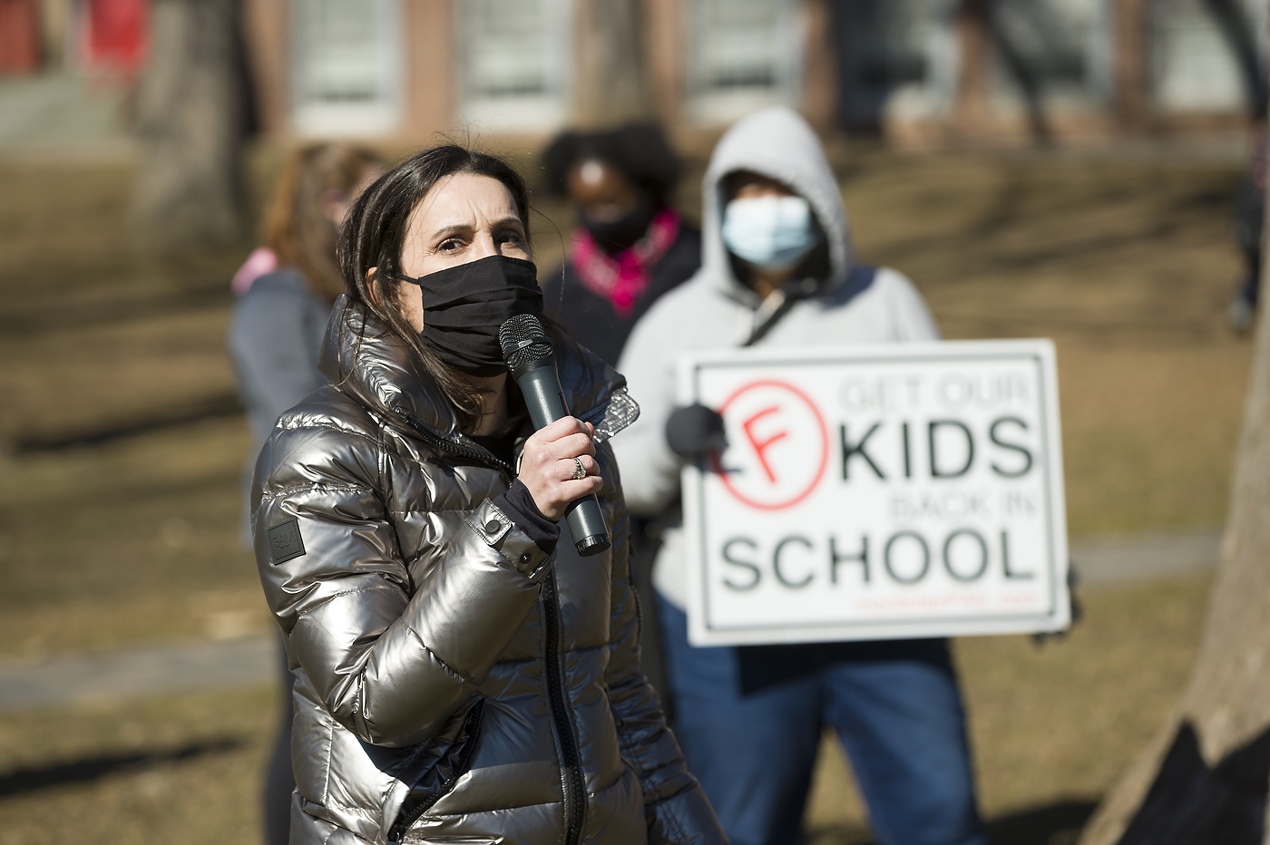 Protesters Mark A Full Year Of School Closures With Rally In Montclair ...
