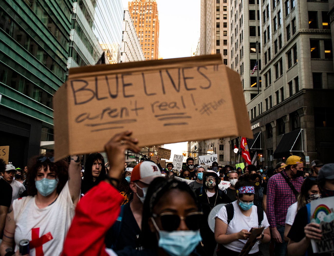 Nonviolent protesters march and dance in the city of Detroit - mlive.com