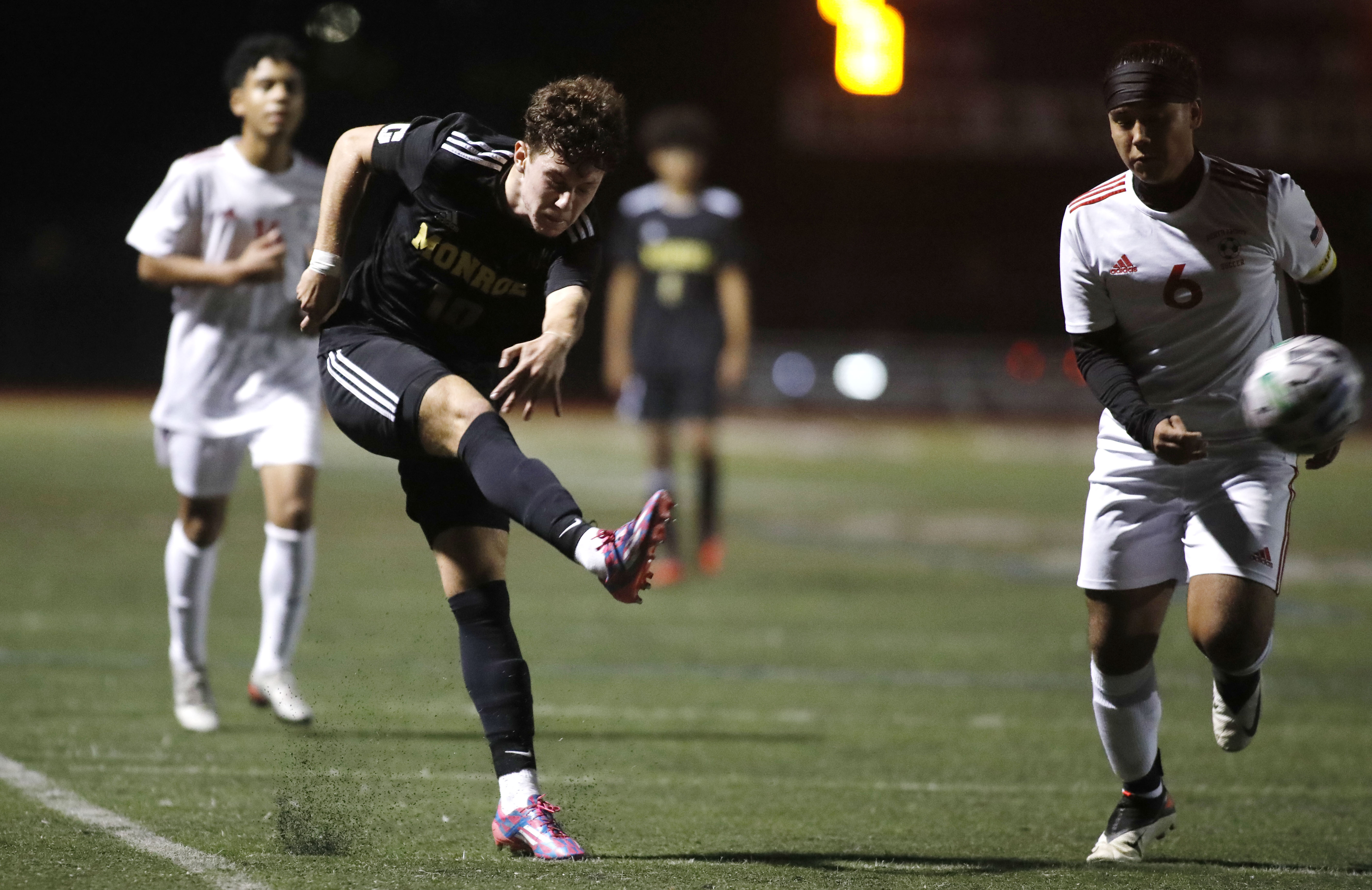 No. 13 Monroe defeats Perth Amboy in boys soccer on October 22, 2020 ...