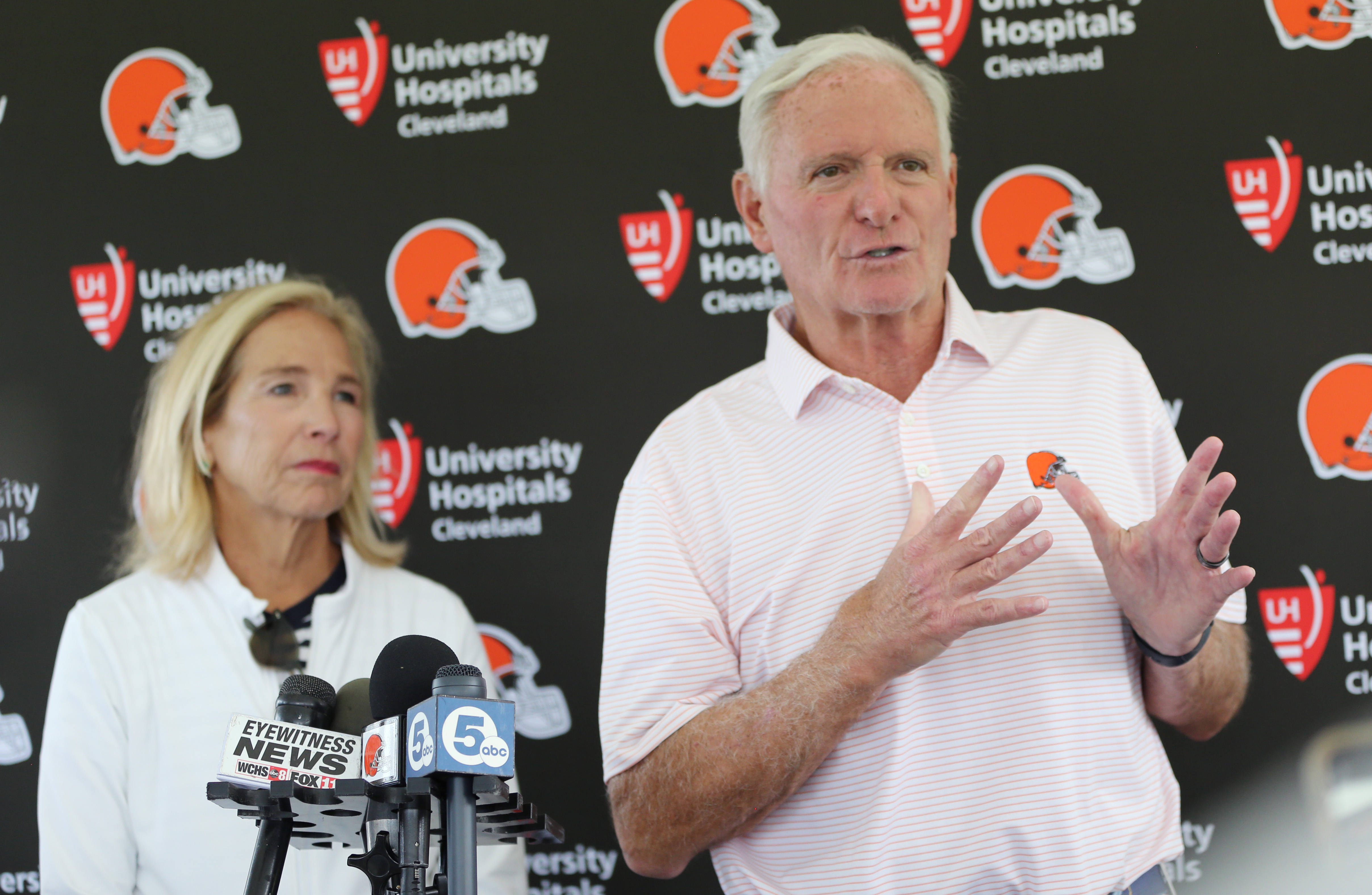 Day 3 of Cleveland Browns training camp at The Greenbrier, July27, 2024 ...