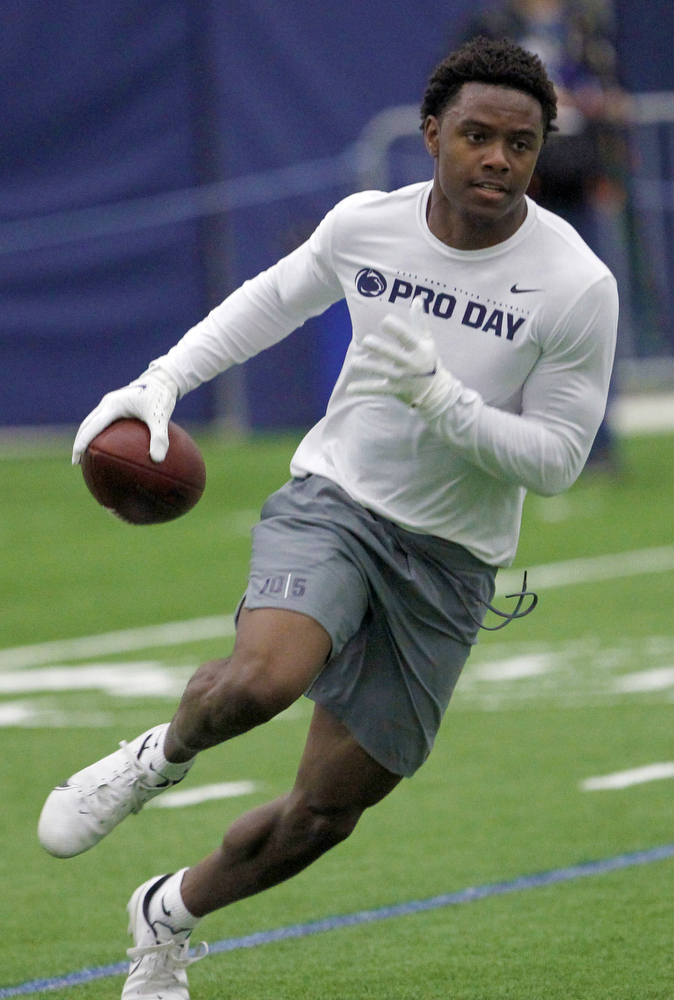 Nazareth grad Jahan Dotson participates in Pro Day at Penn State ...
