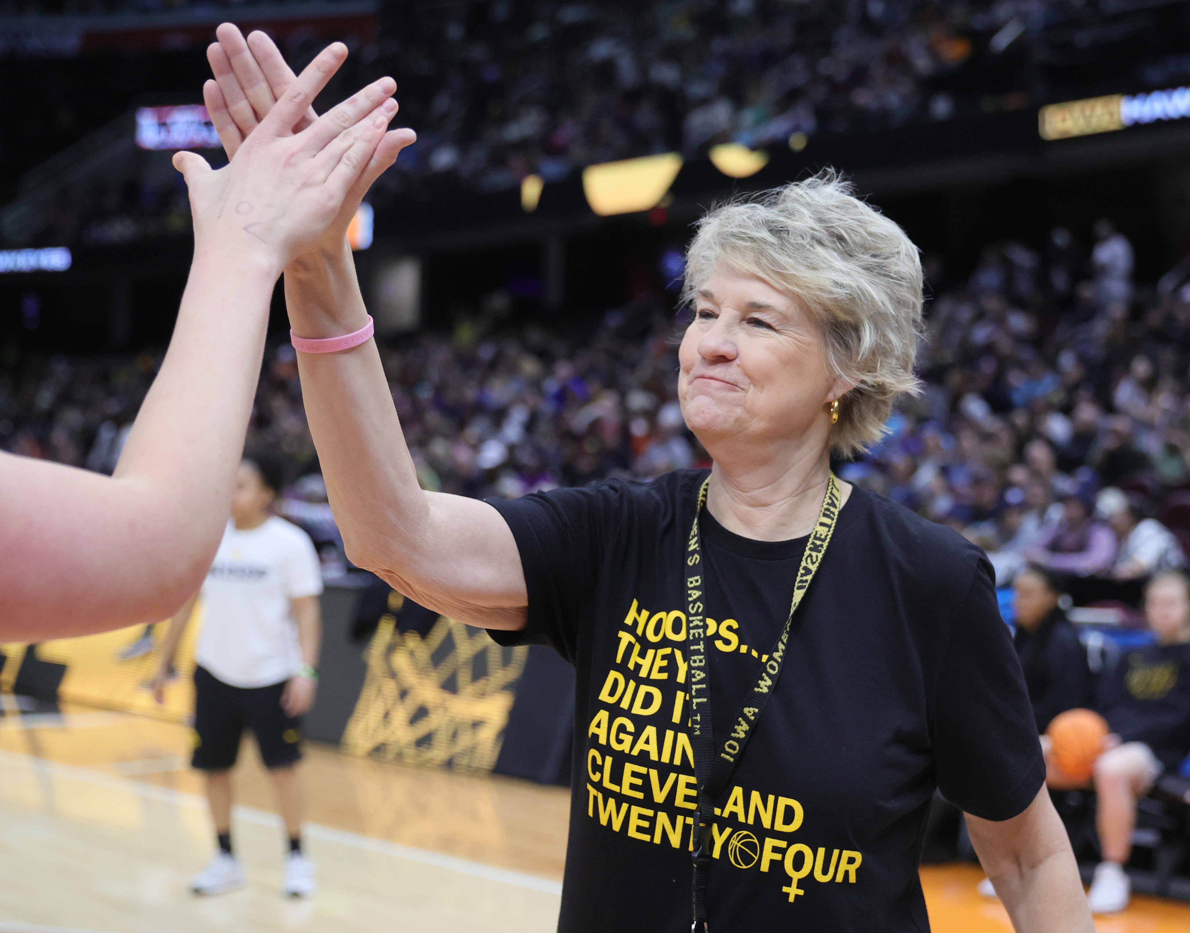 Iowa Hawkeyes open practice in Women's Final Four, April 6, 2024 ...