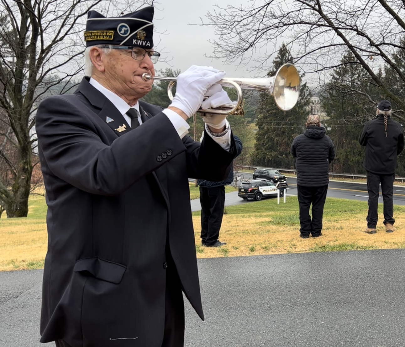 90-year old N.J. bugler plays a final tribute for fellow veterans - nj.com