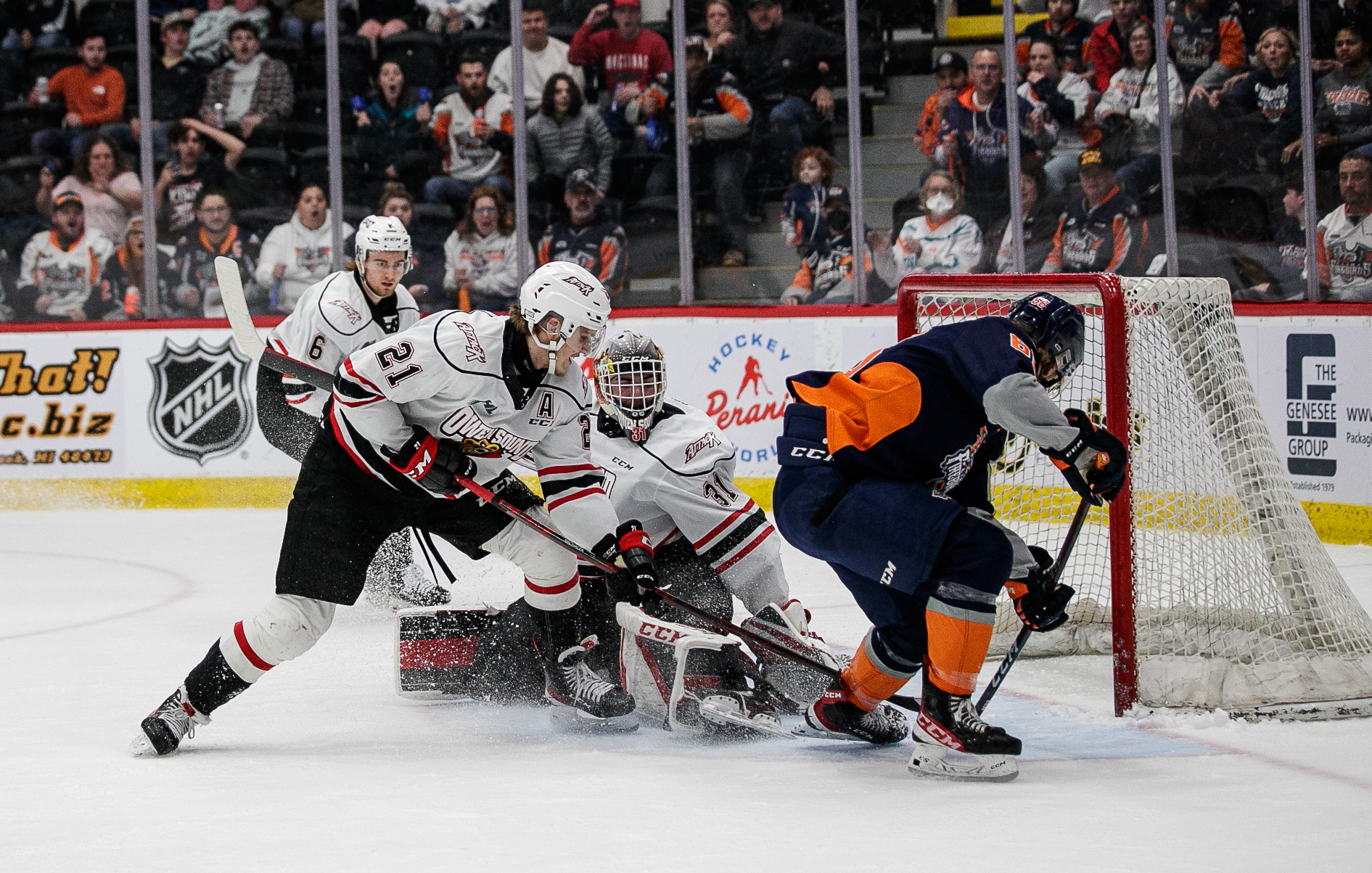 Flint Firebirds defeats Owen Sound Attack in Game 7 of the OHL Playoffs - mlive.com