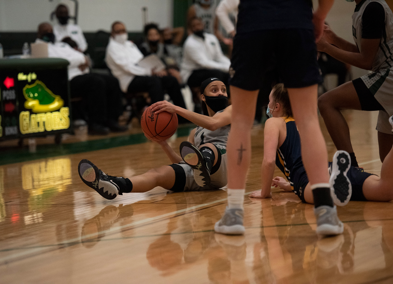 Arbor Prep loses to Grass lake during the varsity girls basketball on ...