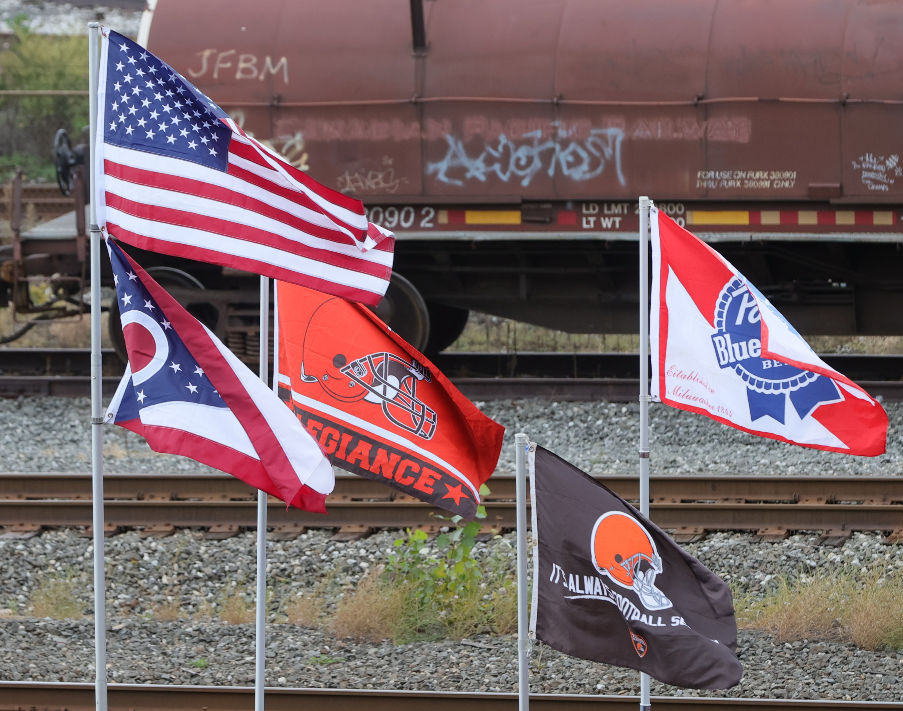 Tailgating at The Pit lot, October 17, 2021 - cleveland.com