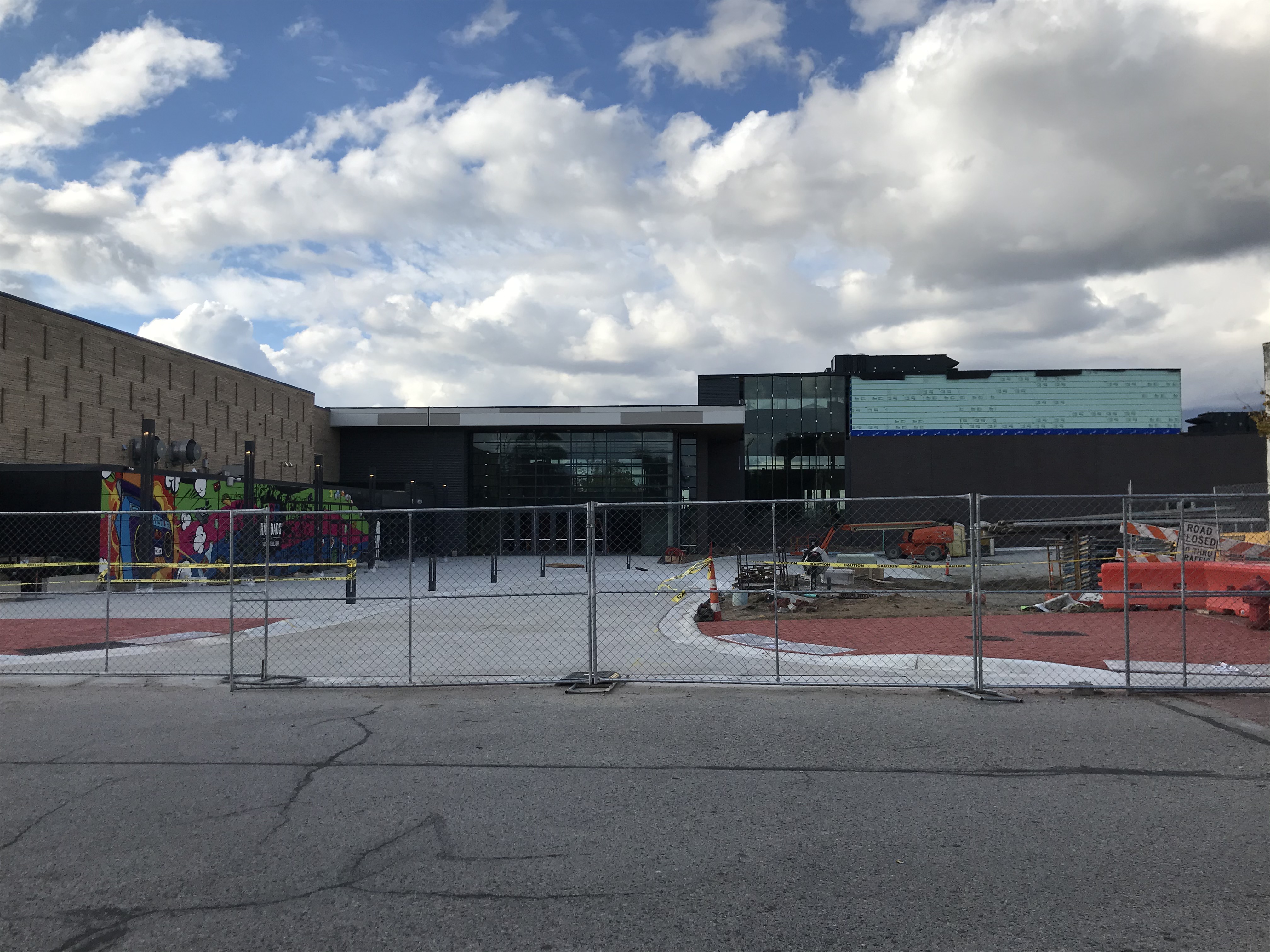 New entry facade at Mercy Health Arena - mlive.com