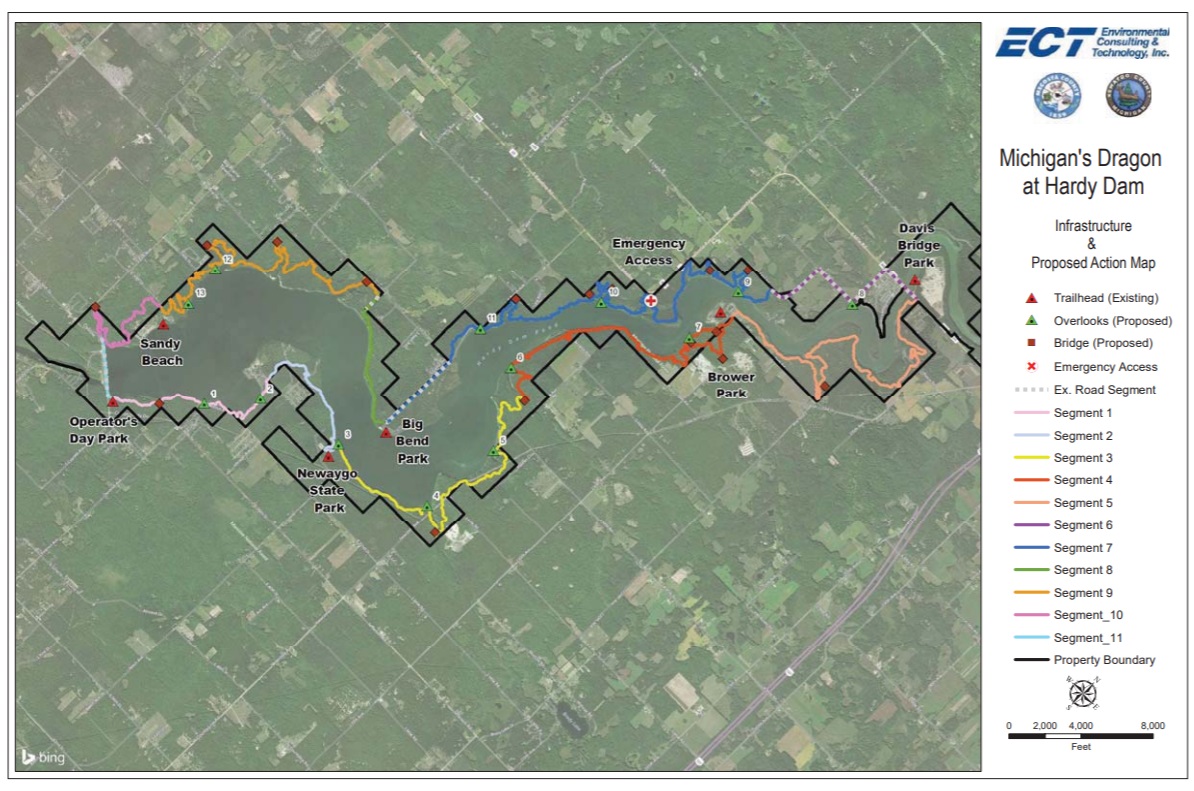 The Dragon at Hardy Dam - mlive.com