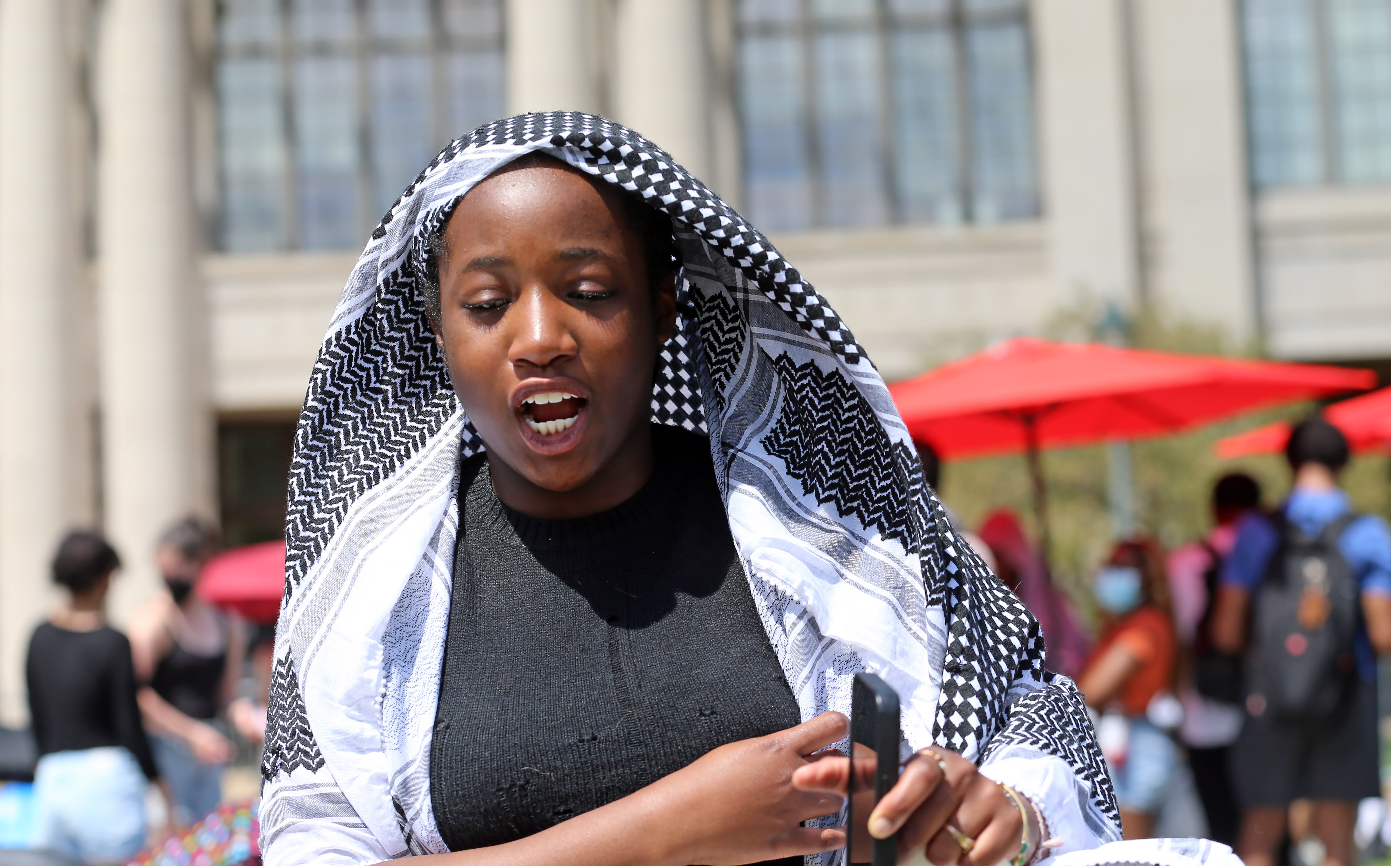 Pro-Palestine demonstrators stay the night at Case Western Reserve ...