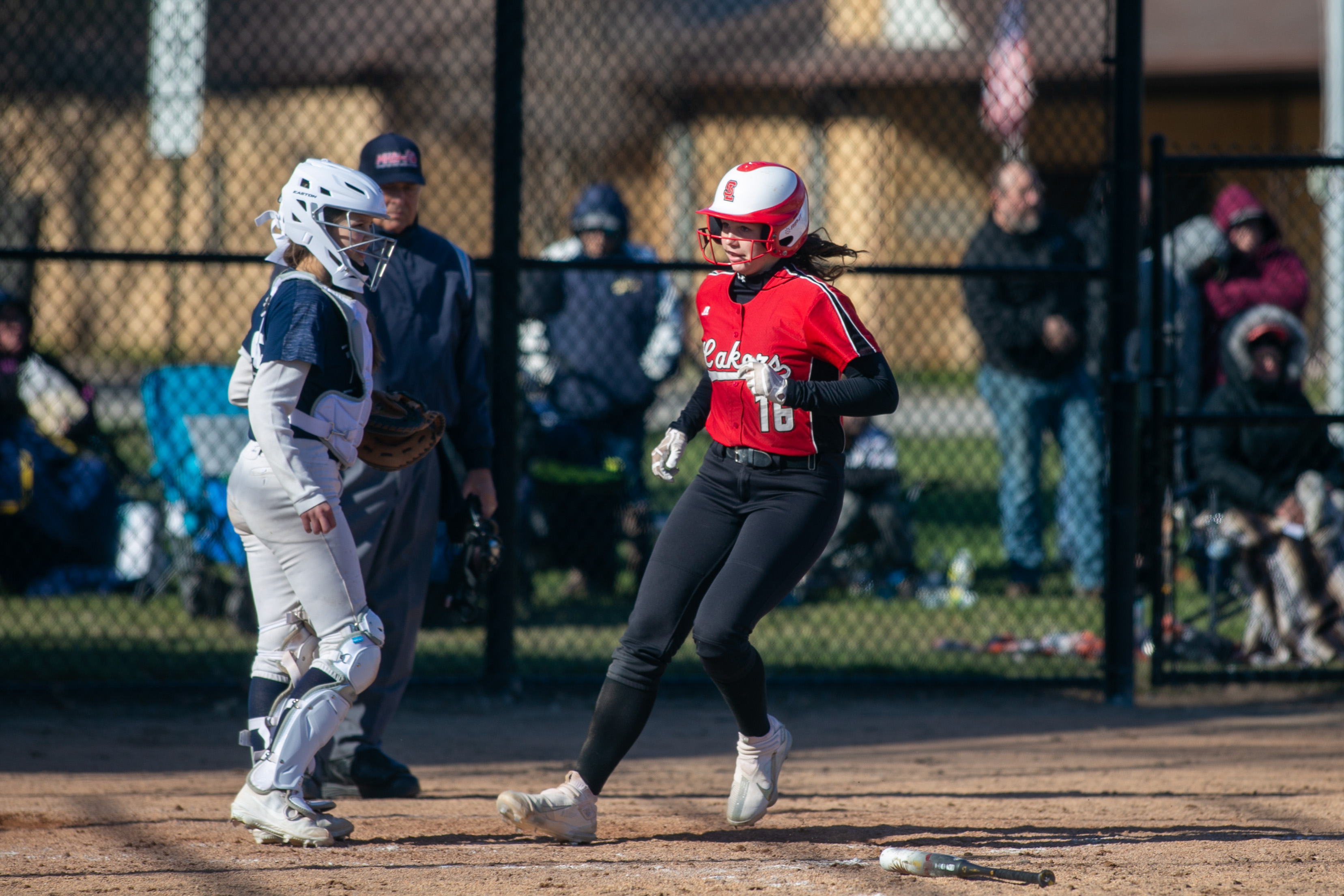 Fruitport Trojans take on Spring Lake Lakers in softball doubleheader ...