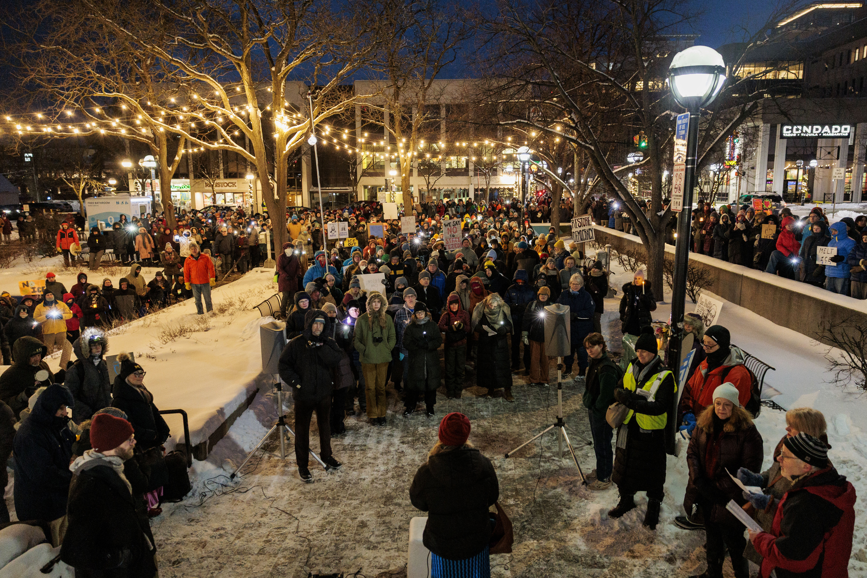 Ann Arbor gathers for vigil for Minnesota VA nurse killed by ICE ...