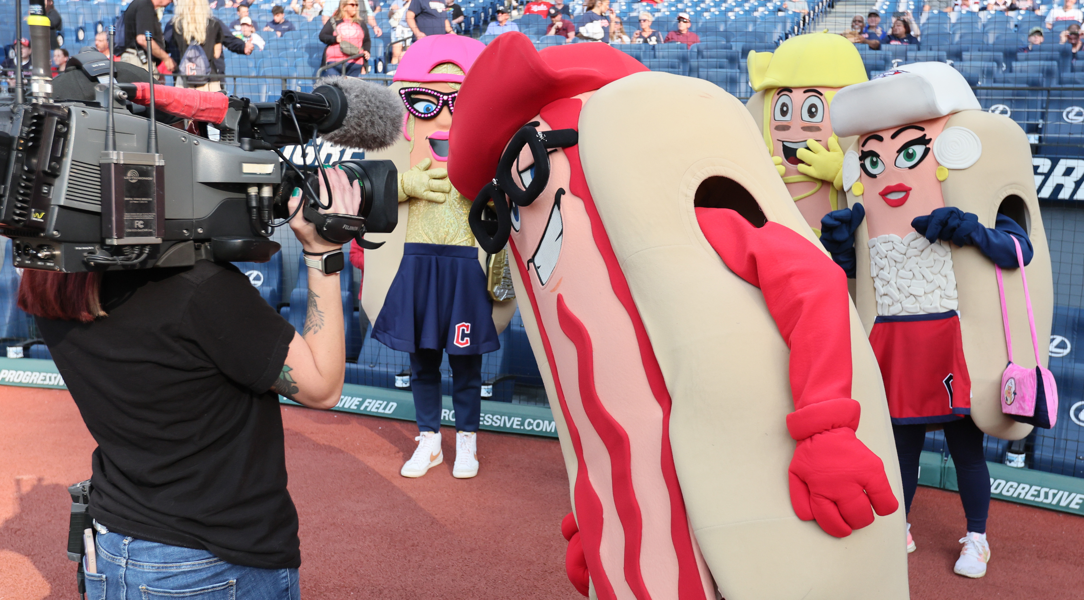 An evening at Progressive Field with the Cleveland Guardians’ Hot Dog ...