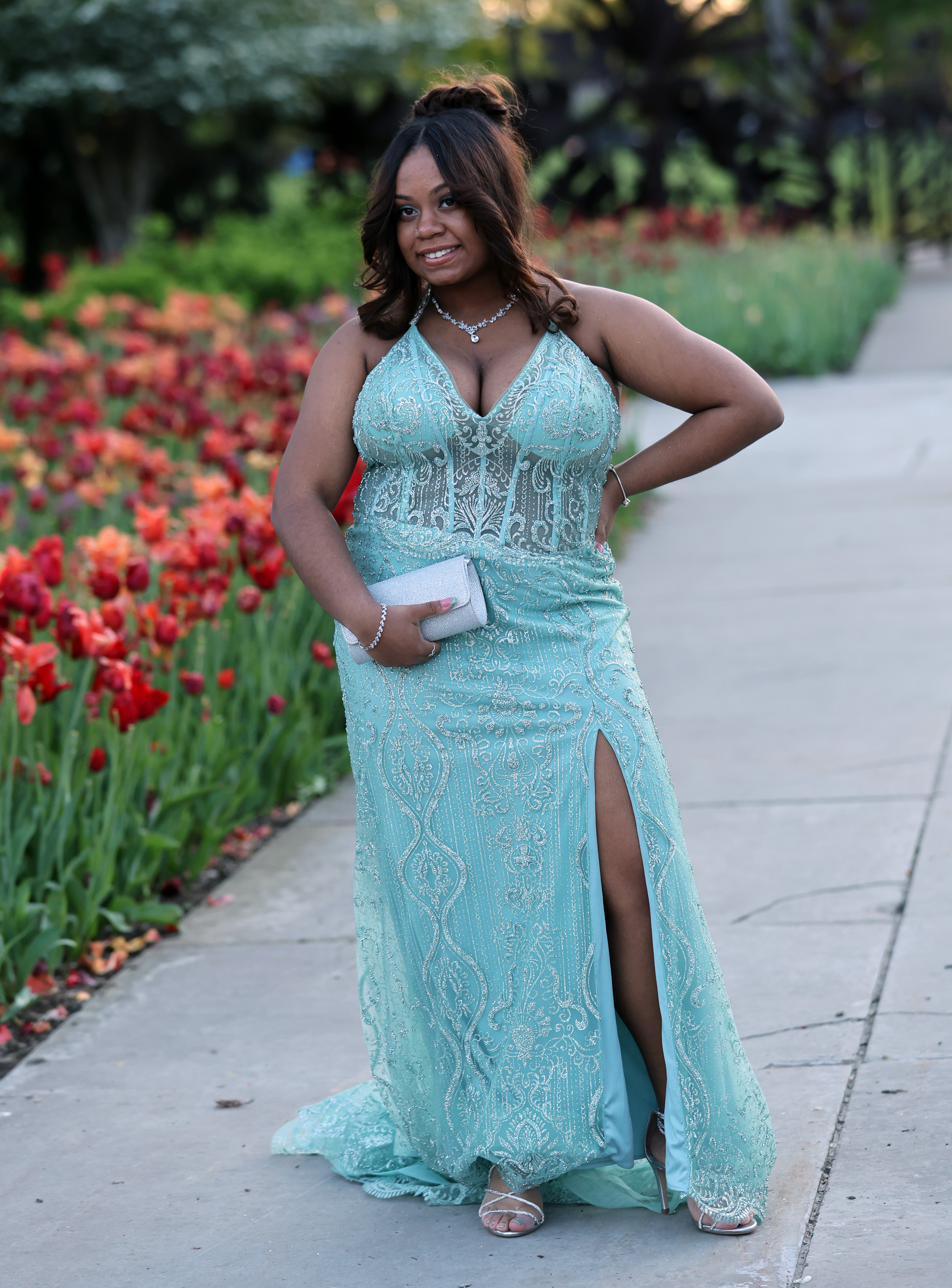 Euclid high school prom at the Cleveland Botanical Gardens, May 9, 2025 ...