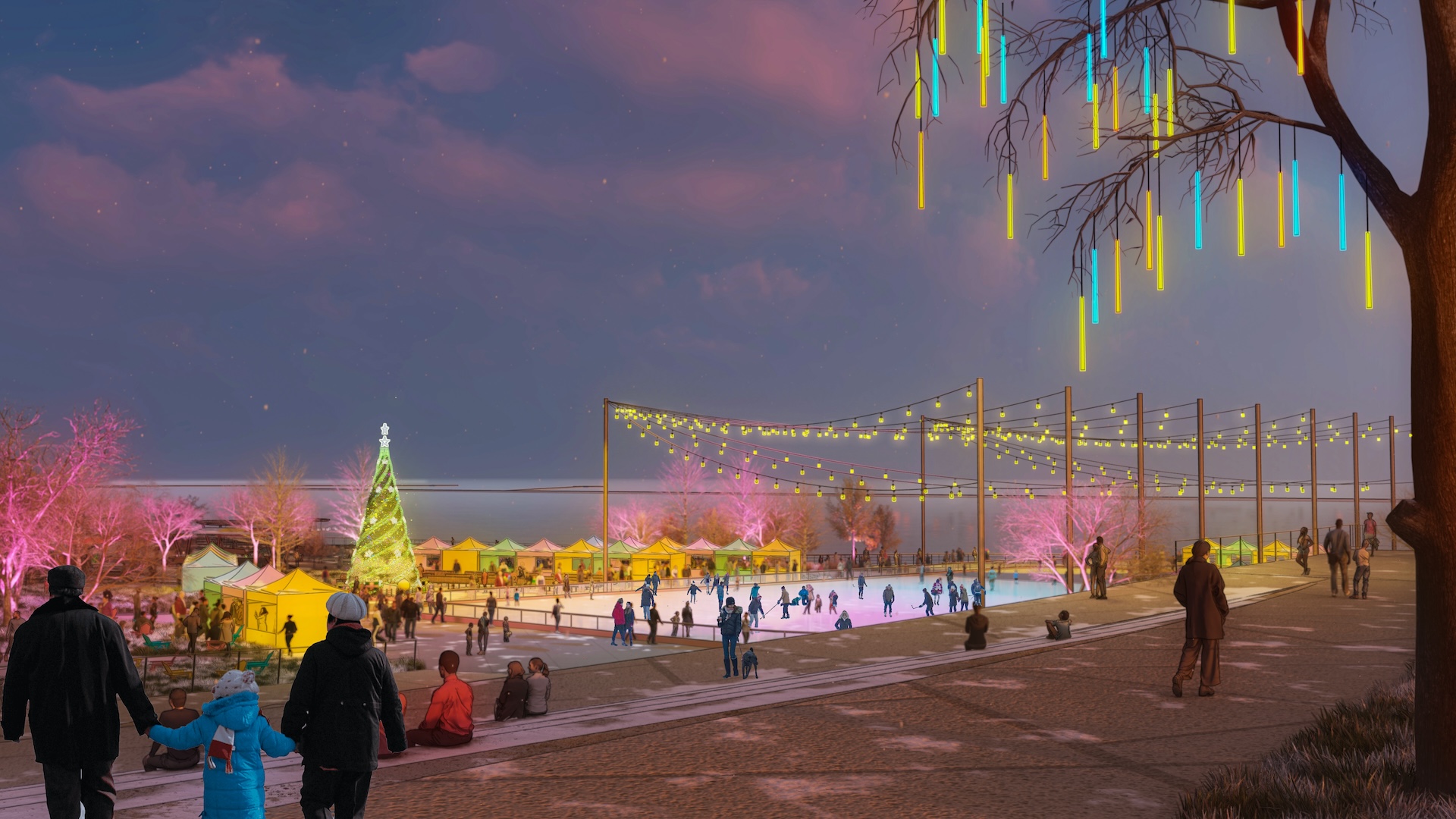 Latest plans for downtown Cleveland lakefront at 60% completion ...