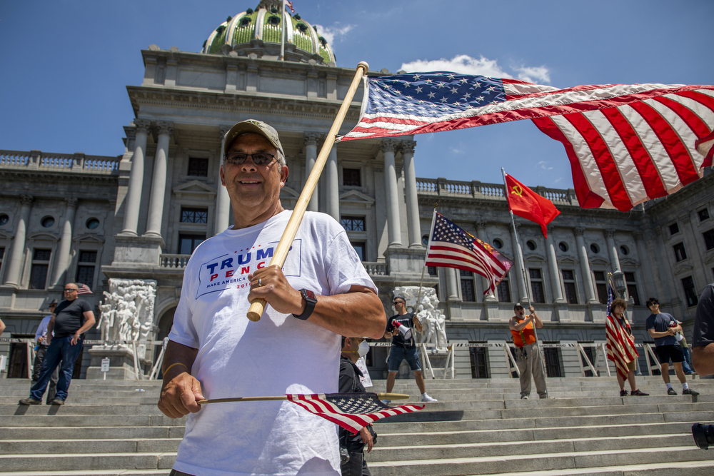 Protesters rally at Pa. Capitol to reopen the state - pennlive.com