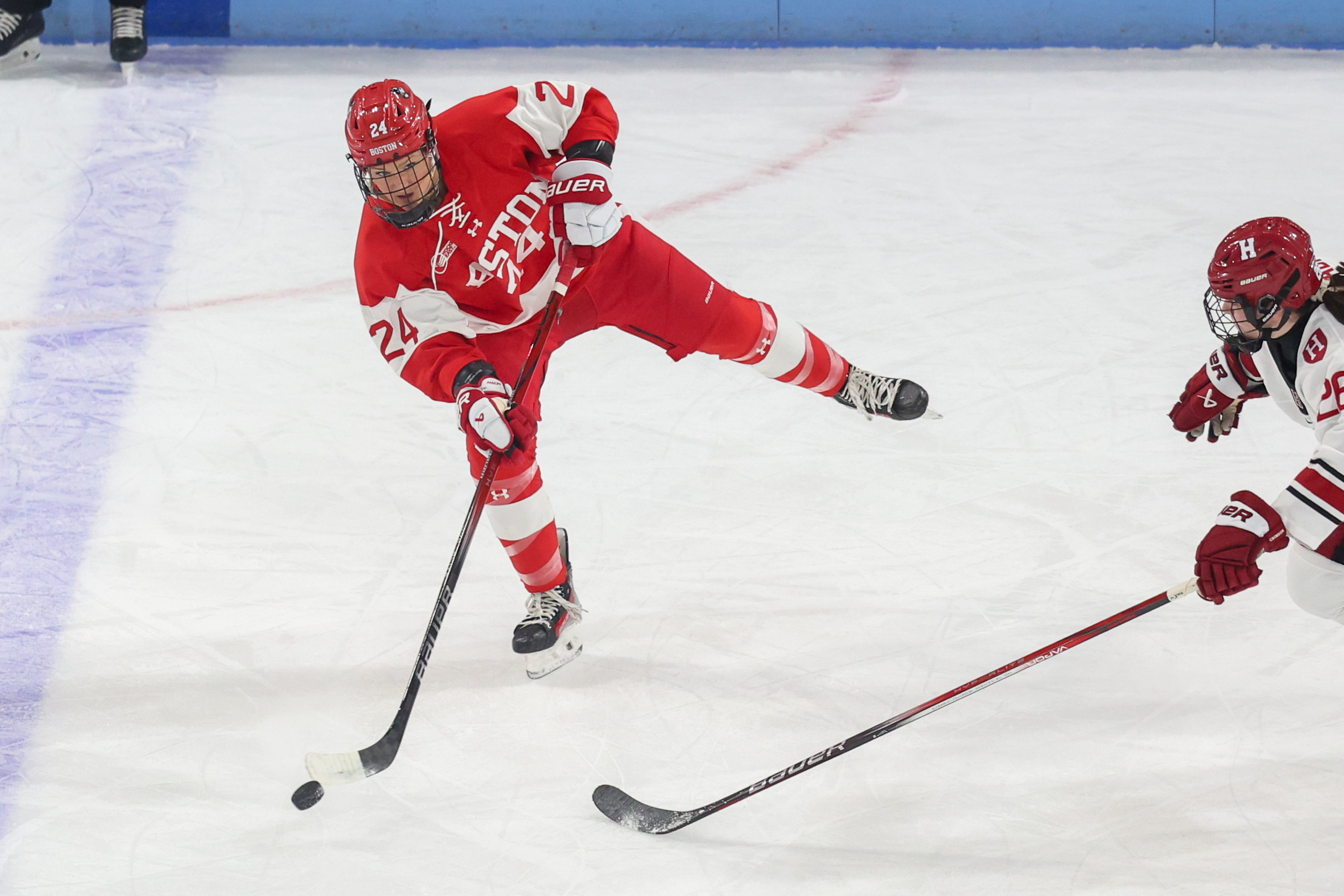 Women's Beanpot semi-final hockey Boston University vs. Harvard ...