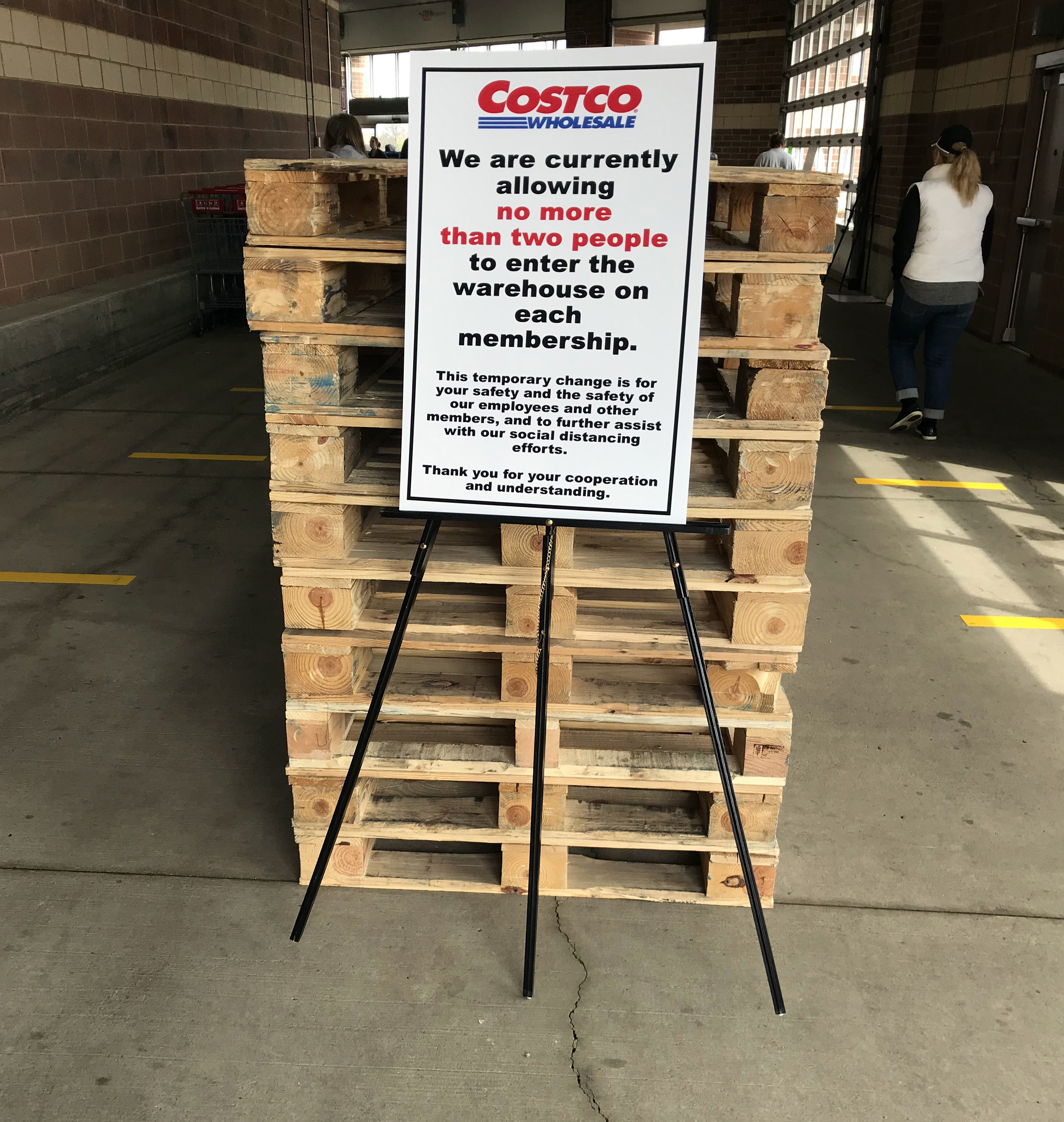 Businesses limit number of shoppers inside stores during the ...