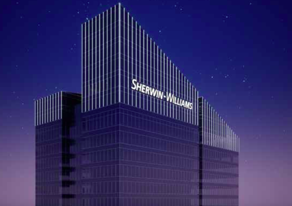 Cleveland city commissions approve lighting and signs for Sherwin ...