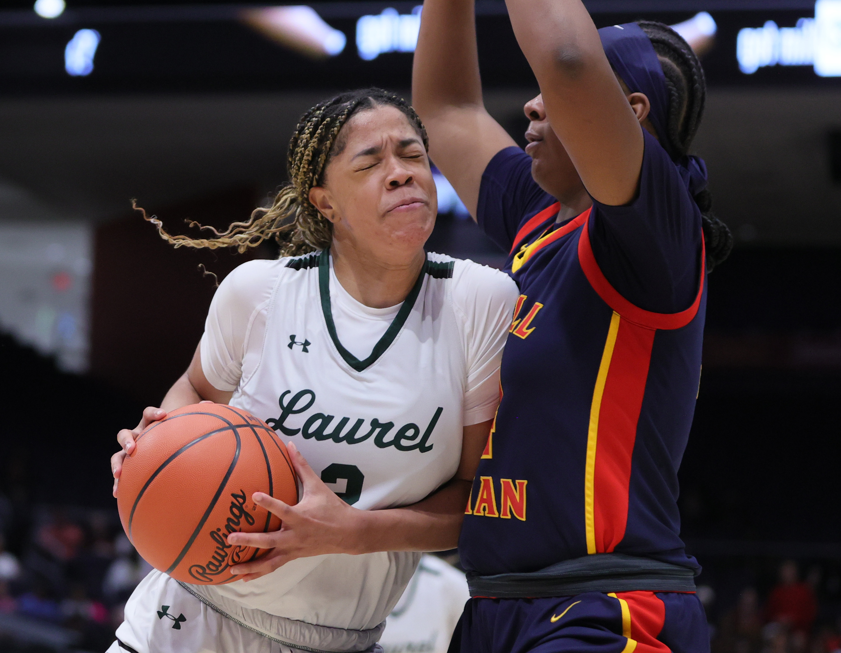 High school girls basketball D2 final: Laurel vs. Purcell Marian, March ...