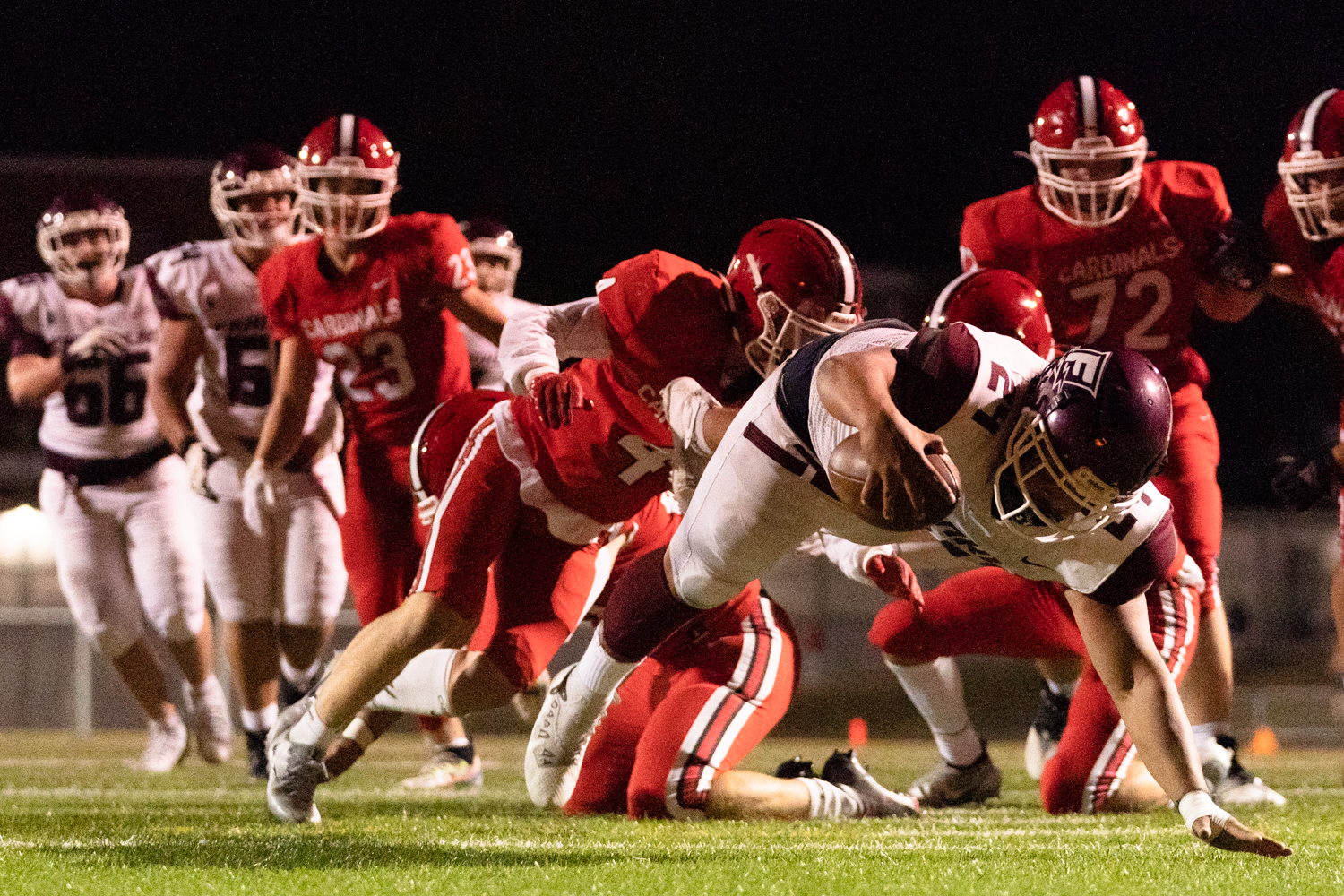 Lincoln Cardinals vs Franklin Lightning football - oregonlive.com