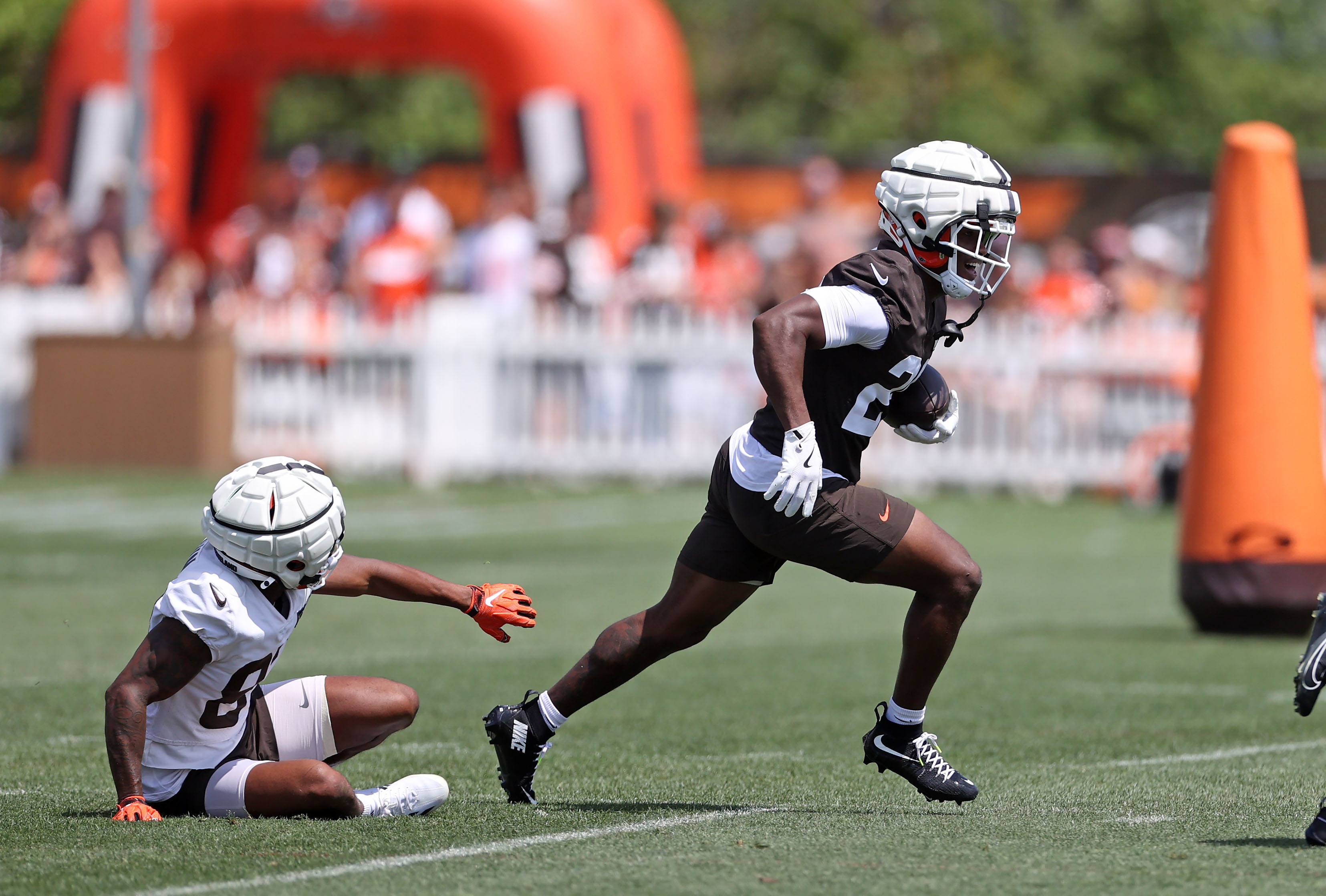 Cleveland Browns cornerback Myles Harden, August 22, 2024 - cleveland.com