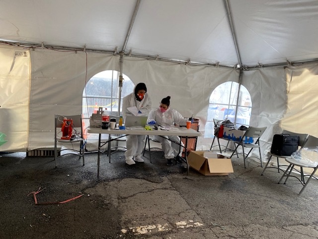 North Hudson coronoavirus testing site - nj.com