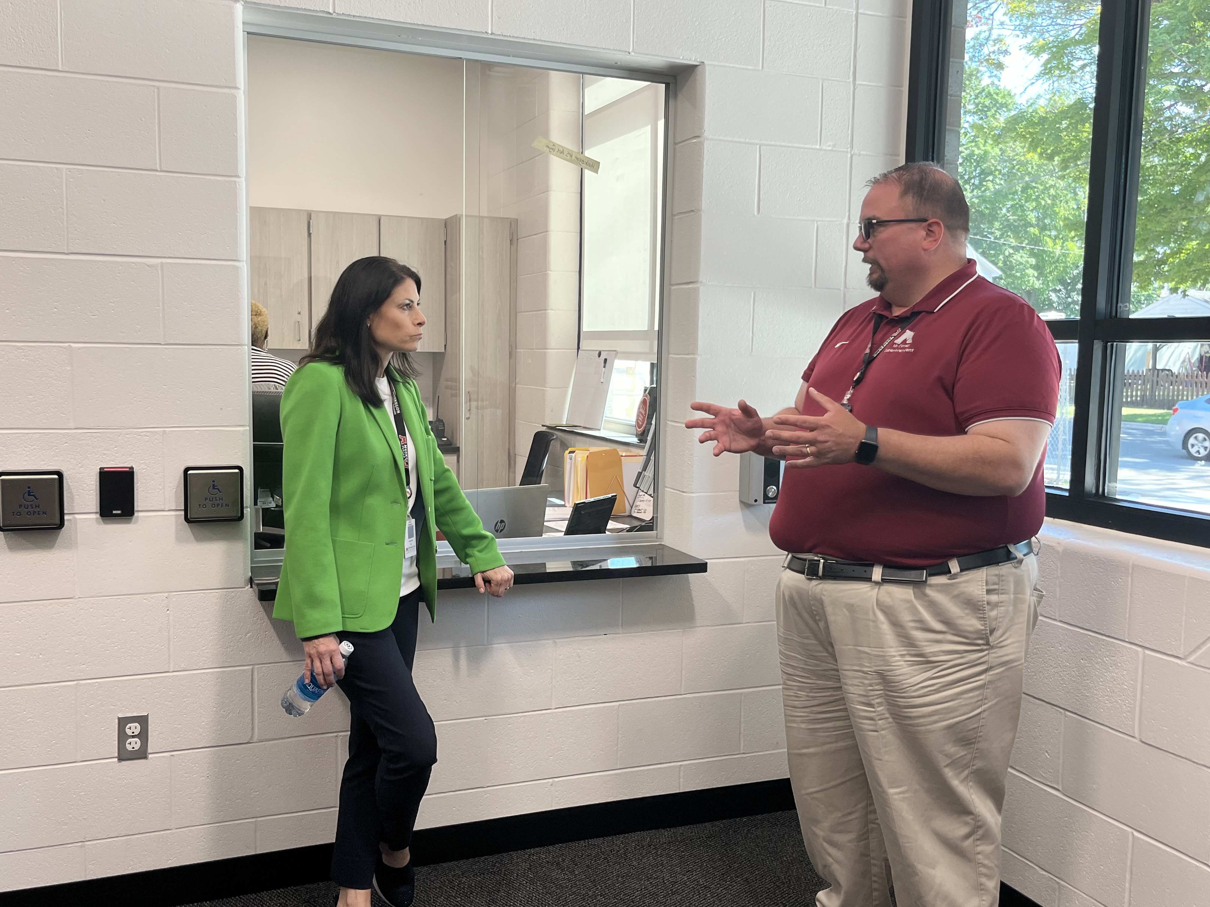 Michigan attorney general tours Muskegon school safety facilities ...