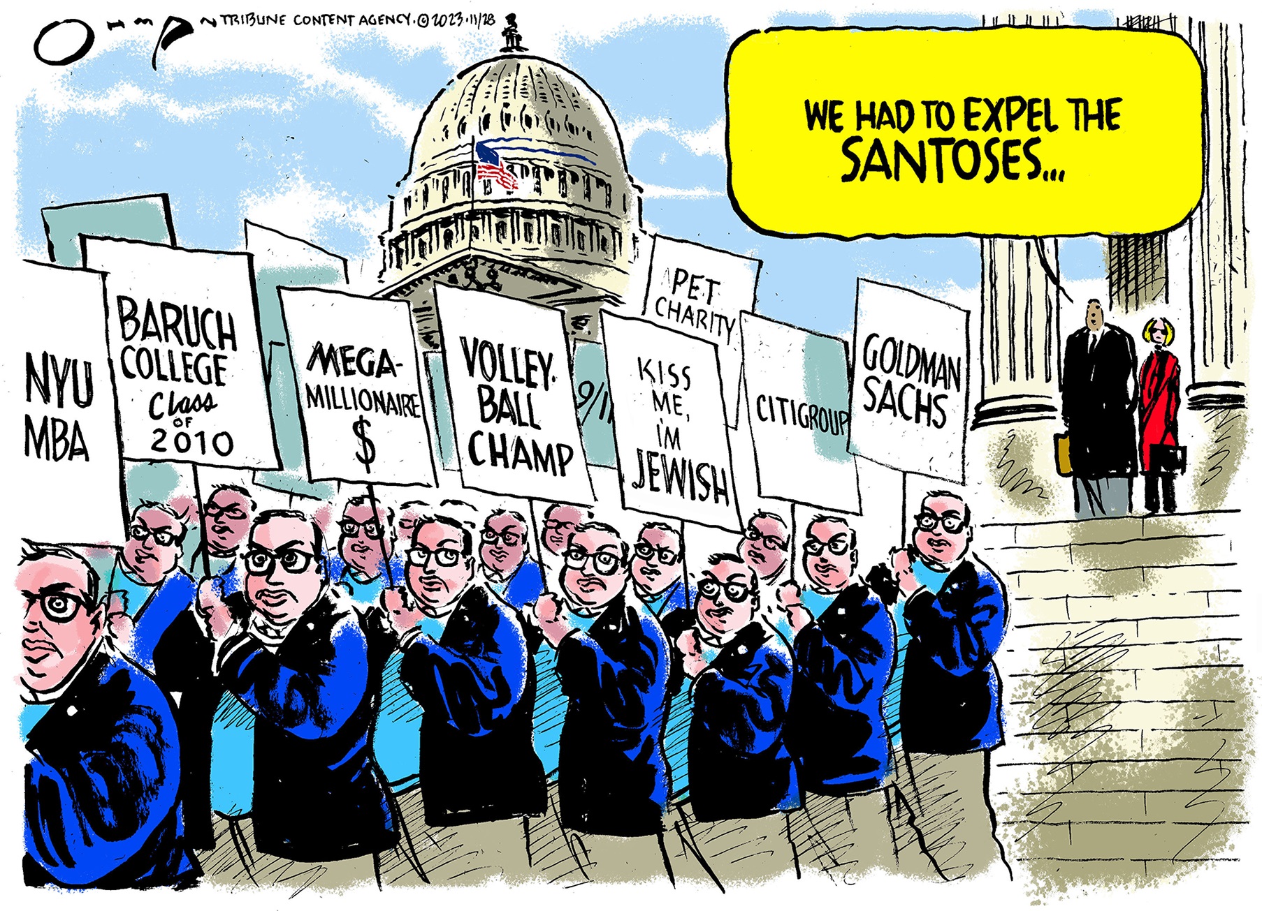 Editorial cartoons for Dec. 3, 2023 - oregonlive.com