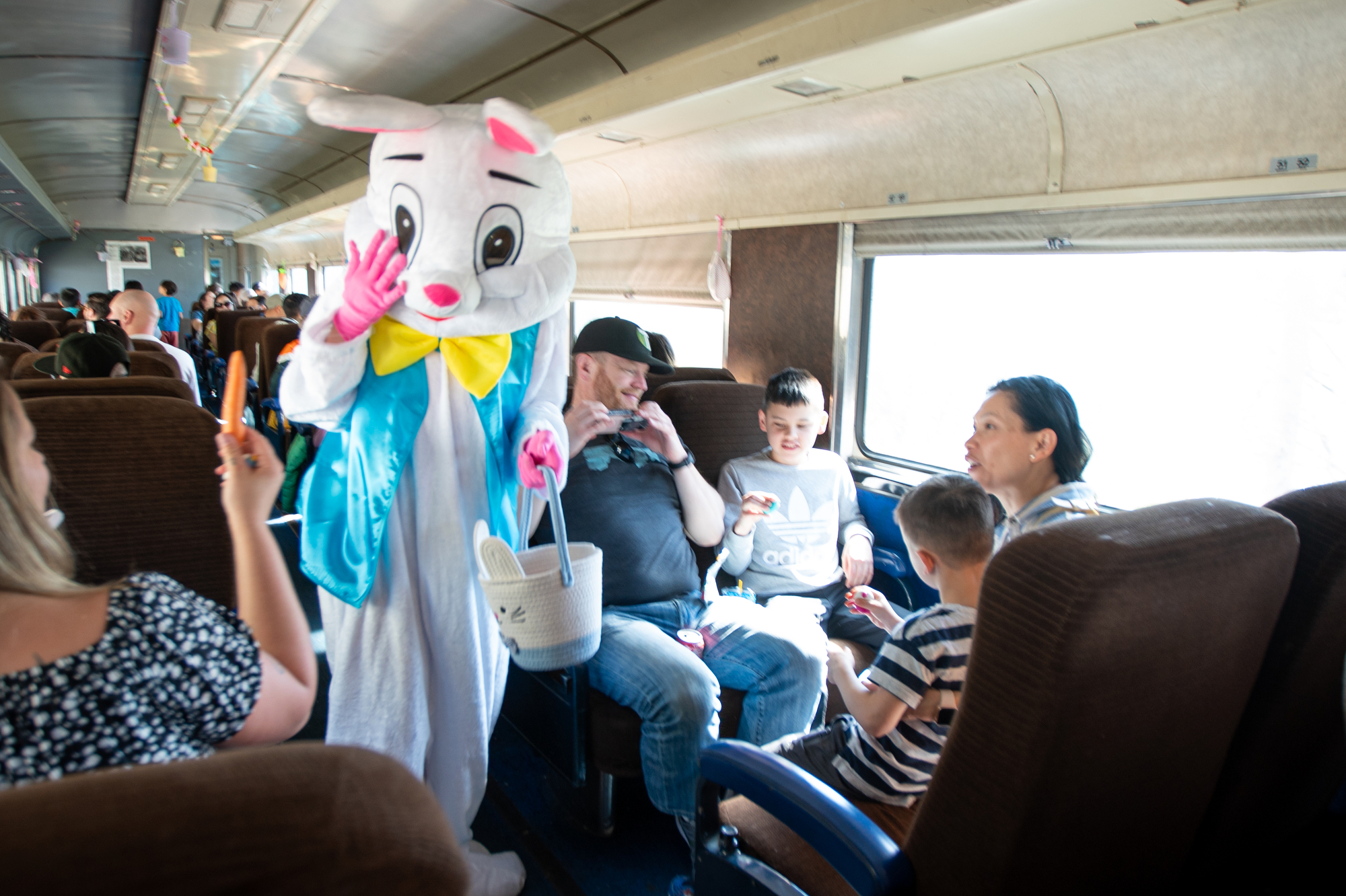 The Oregon Rail Heritage Center Easter Bunny Express train ride ...