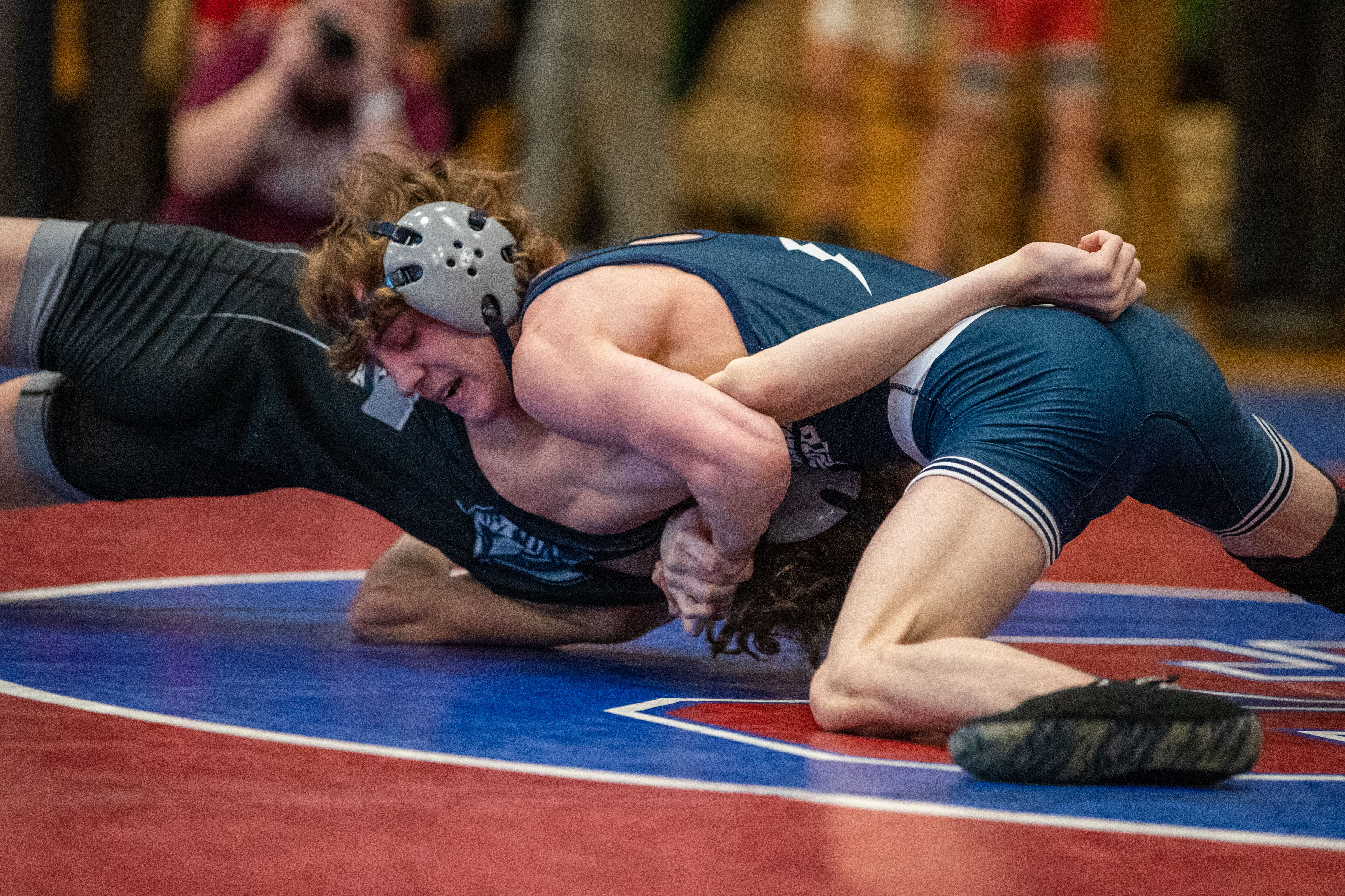 The 3A PIAA Wrestling semi-finals are under way at the Giant Center ...