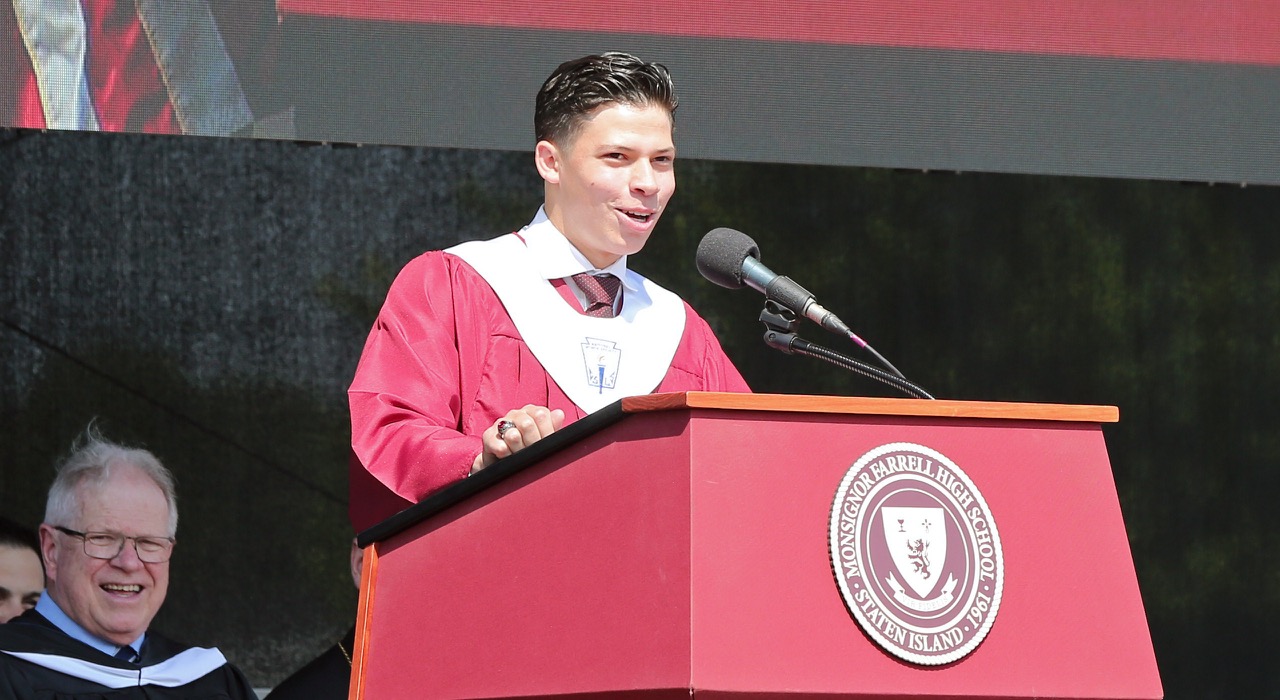 Monsignor Farrell High School graduates 207 students - silive.com