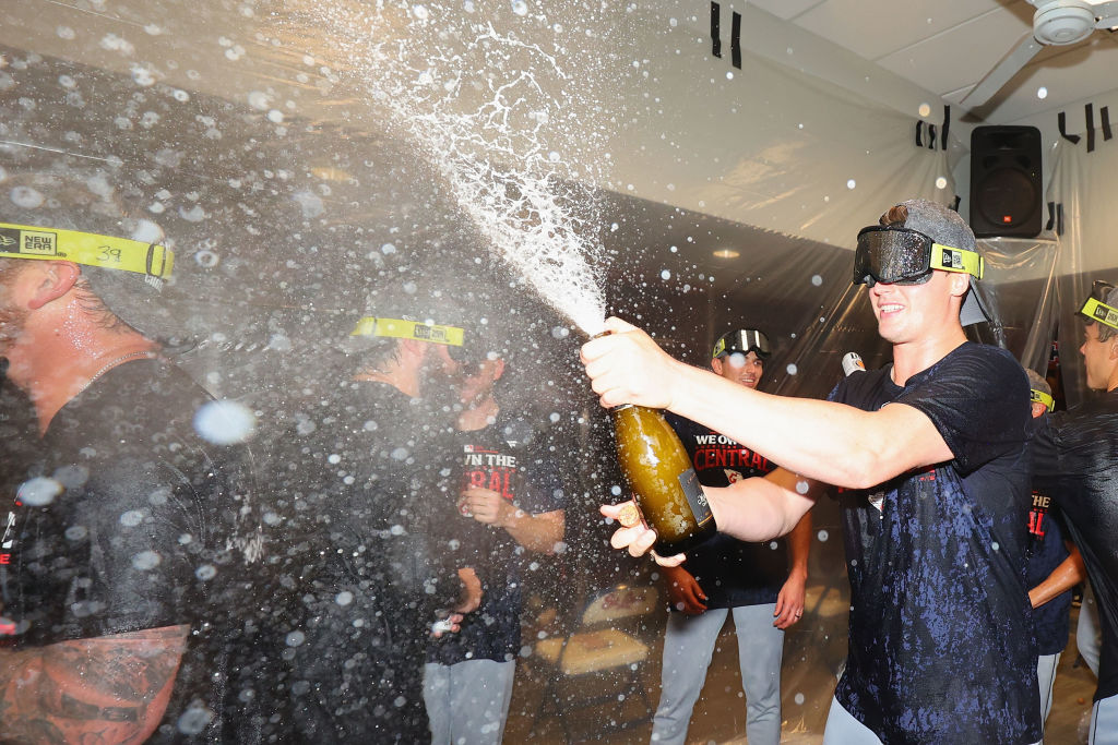 Cleveland Guardians celebrate 12th AL Central Division title ...