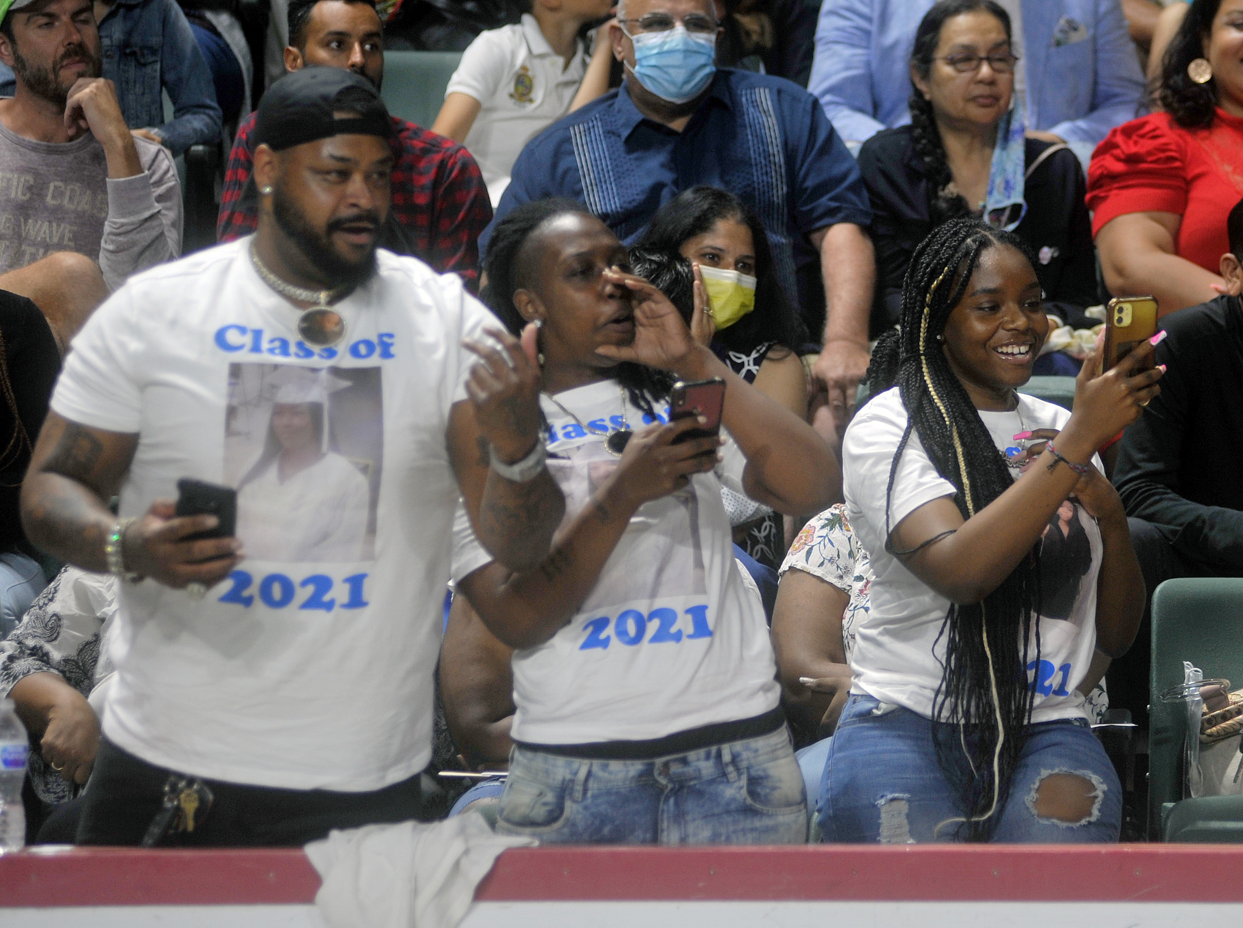 Ewing High School Graduation at the Cure Insurance Arena in Trenton N.J ...