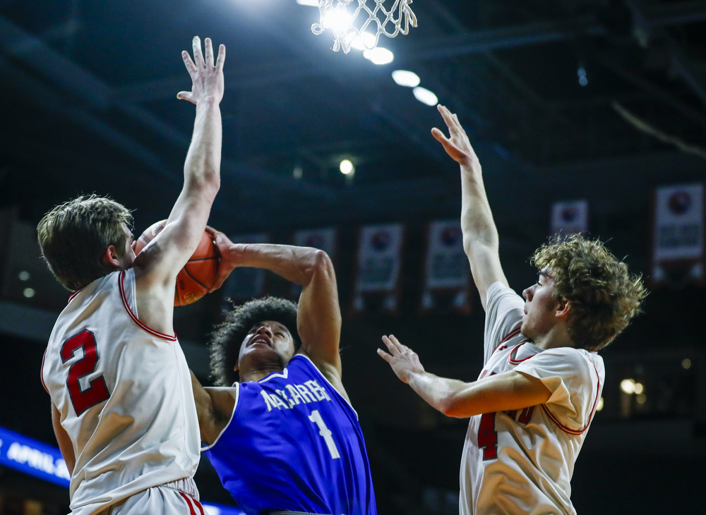 Nazareth vs. Parkland in the EPC boys basketball finals on Feb. 17 ...