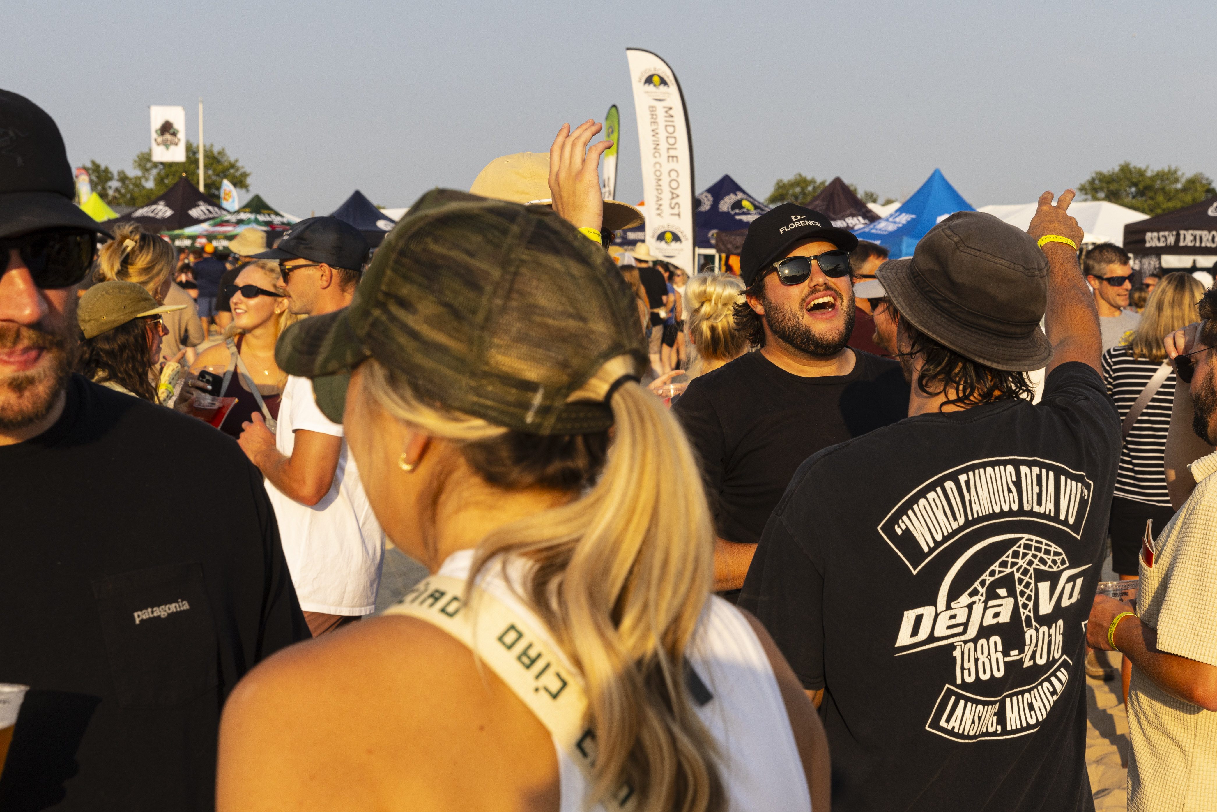 Thousands pack Lake Michigan beach for Burning Foot Beer Festival 2024 ...