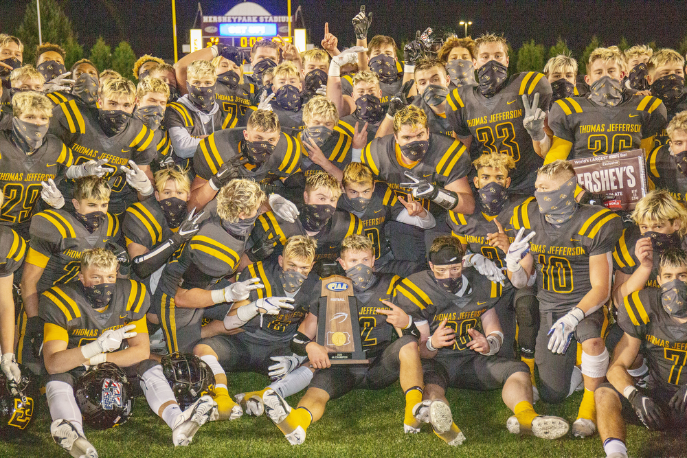 Thomas Jefferson plays Jersey Shore for the 2020 PIAA 4A state football ...