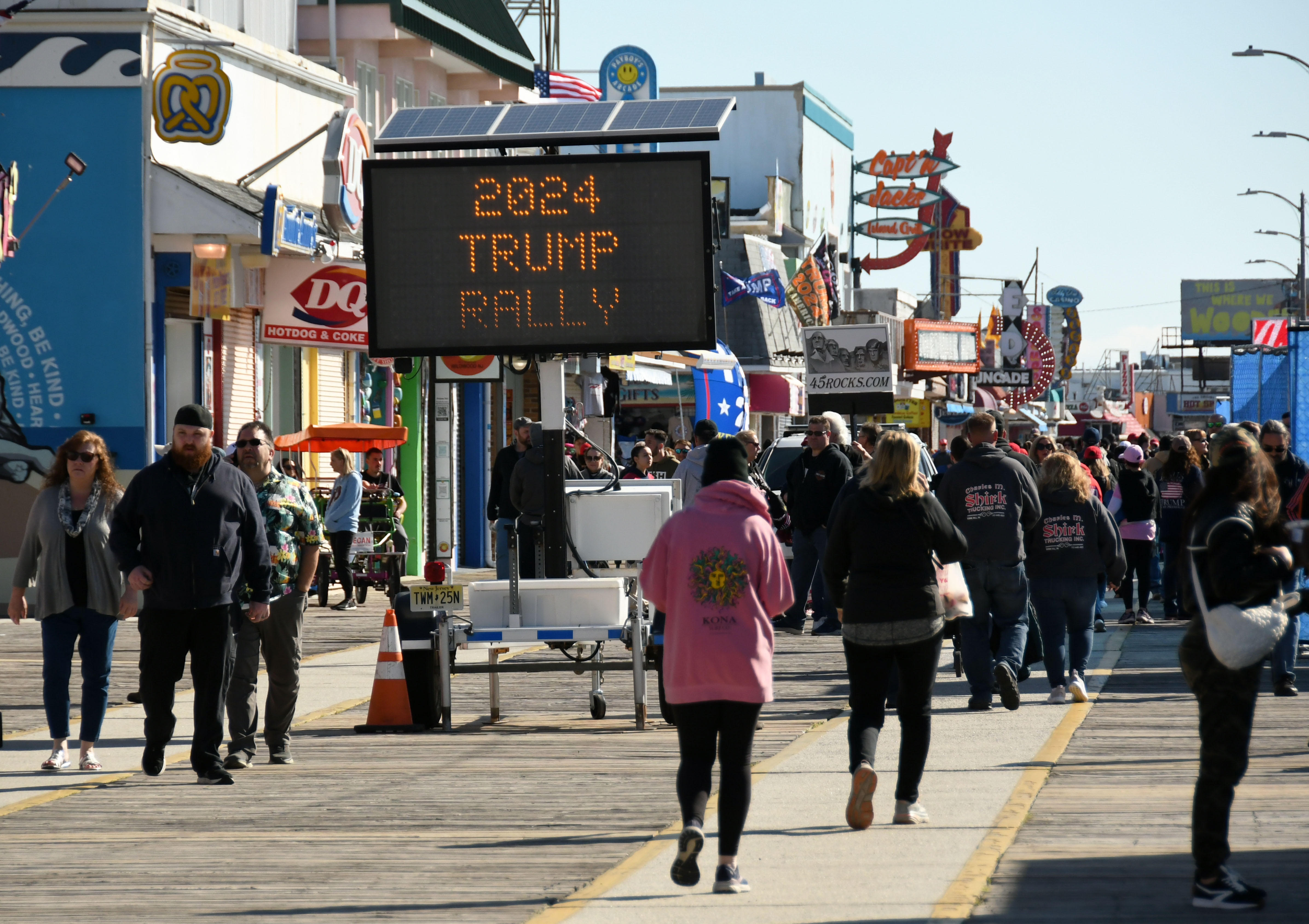 Donald Trump's 2024 rally in Wildwood, N.J. - nj.com